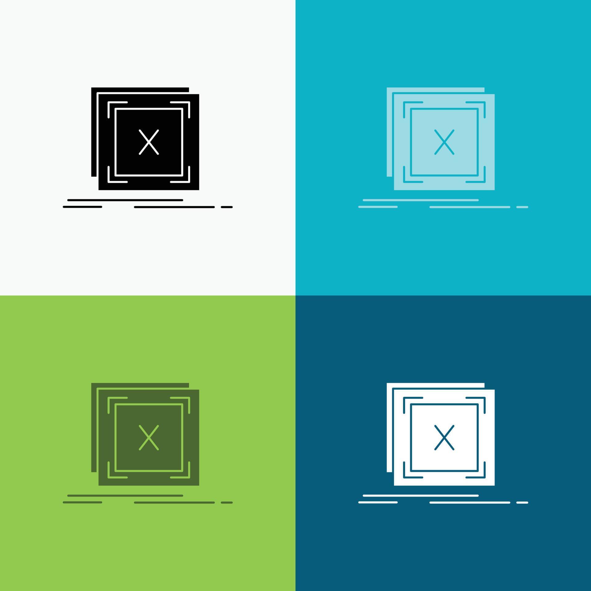 error. application. message. problem. server Icon Over Various Background. glyph style design ...