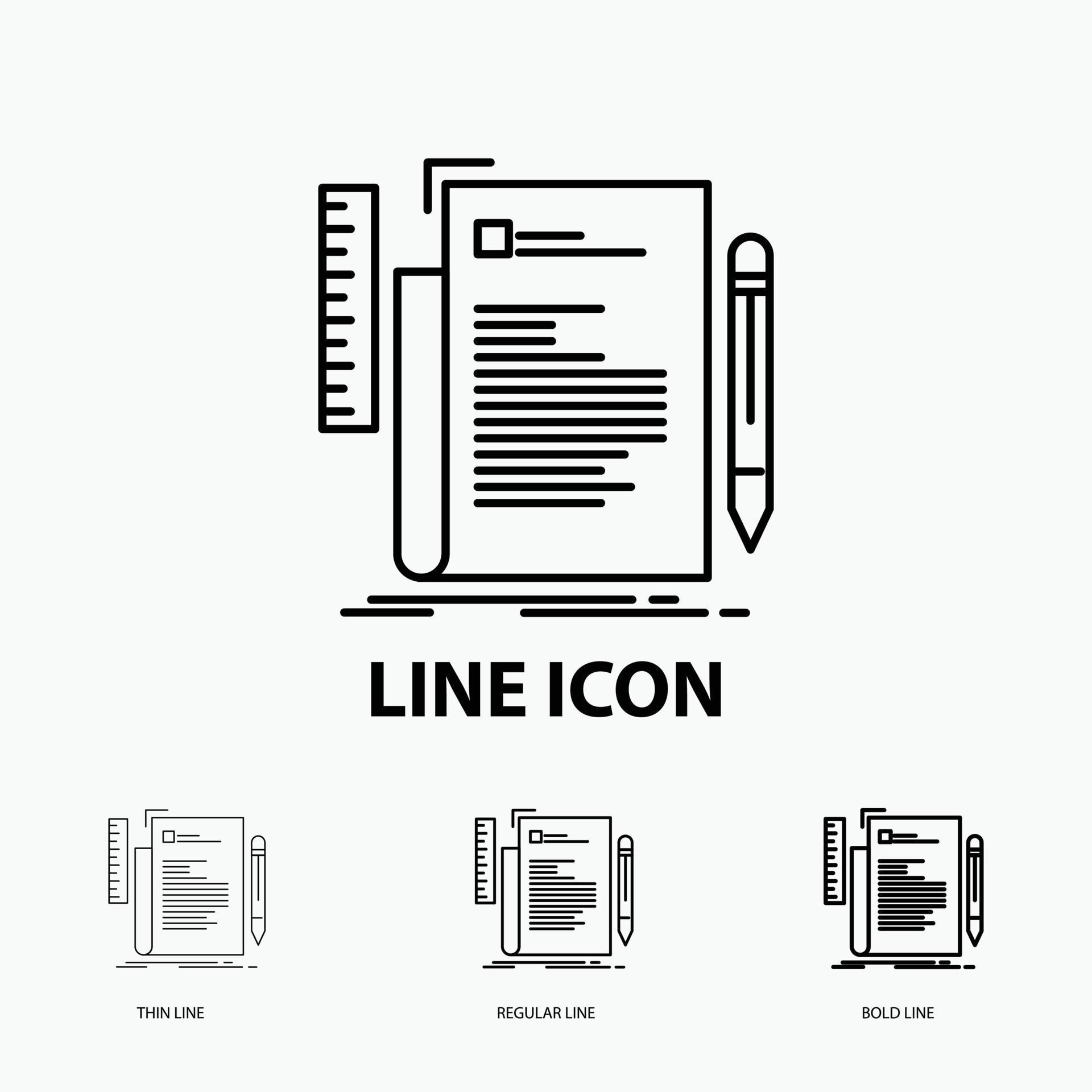 Code Coding File Programming Script Icon In Thin Regular And Bold Line Style Vector 8030