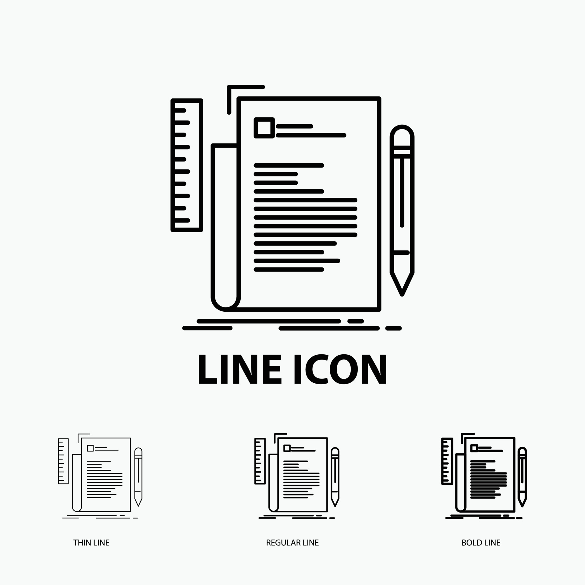 Code Coding File Programming Script Icon In Thin Regular And Bold Line Style Vector