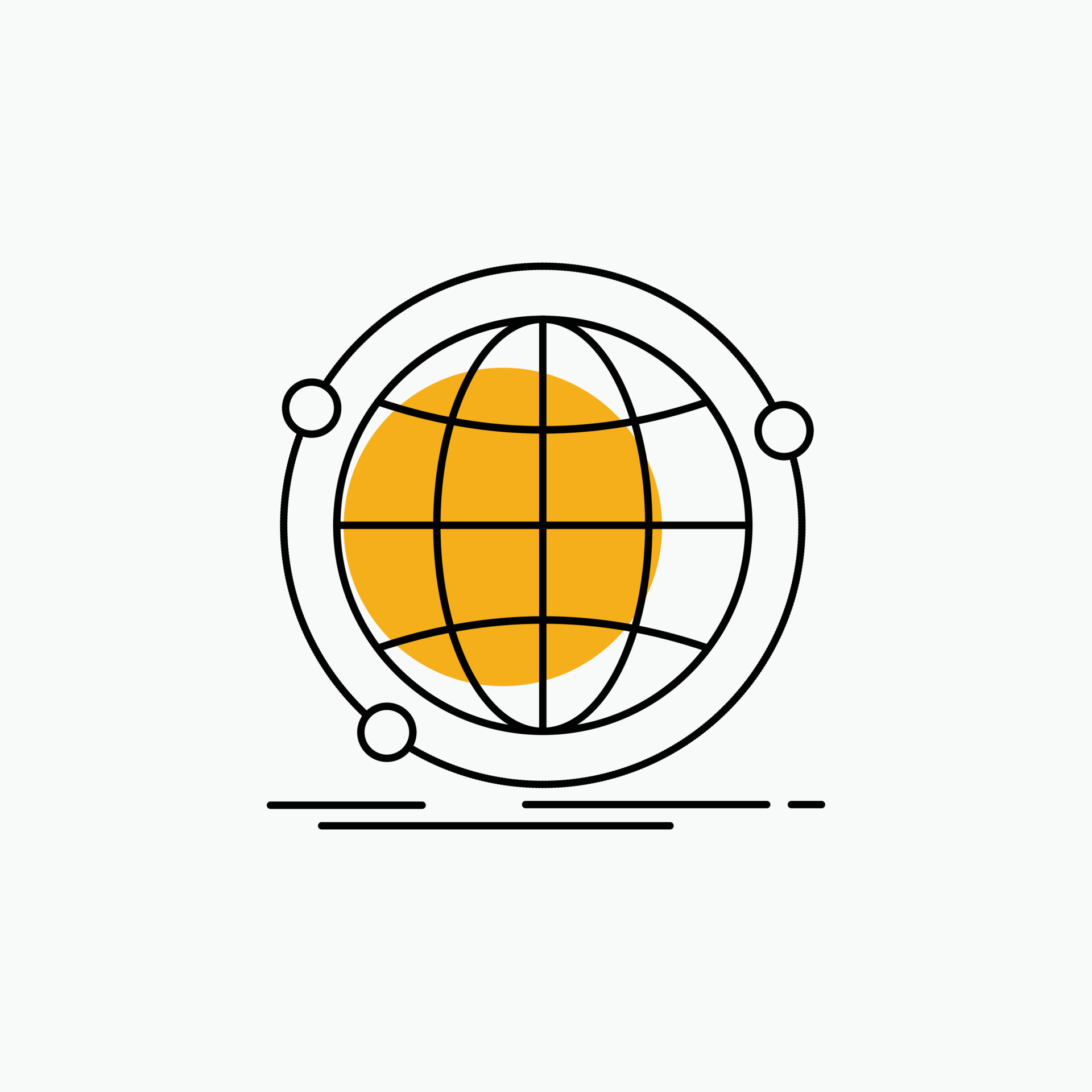 Data. global. internet. network. web Line Icon 13026792 Vector Art at Vecteezy
