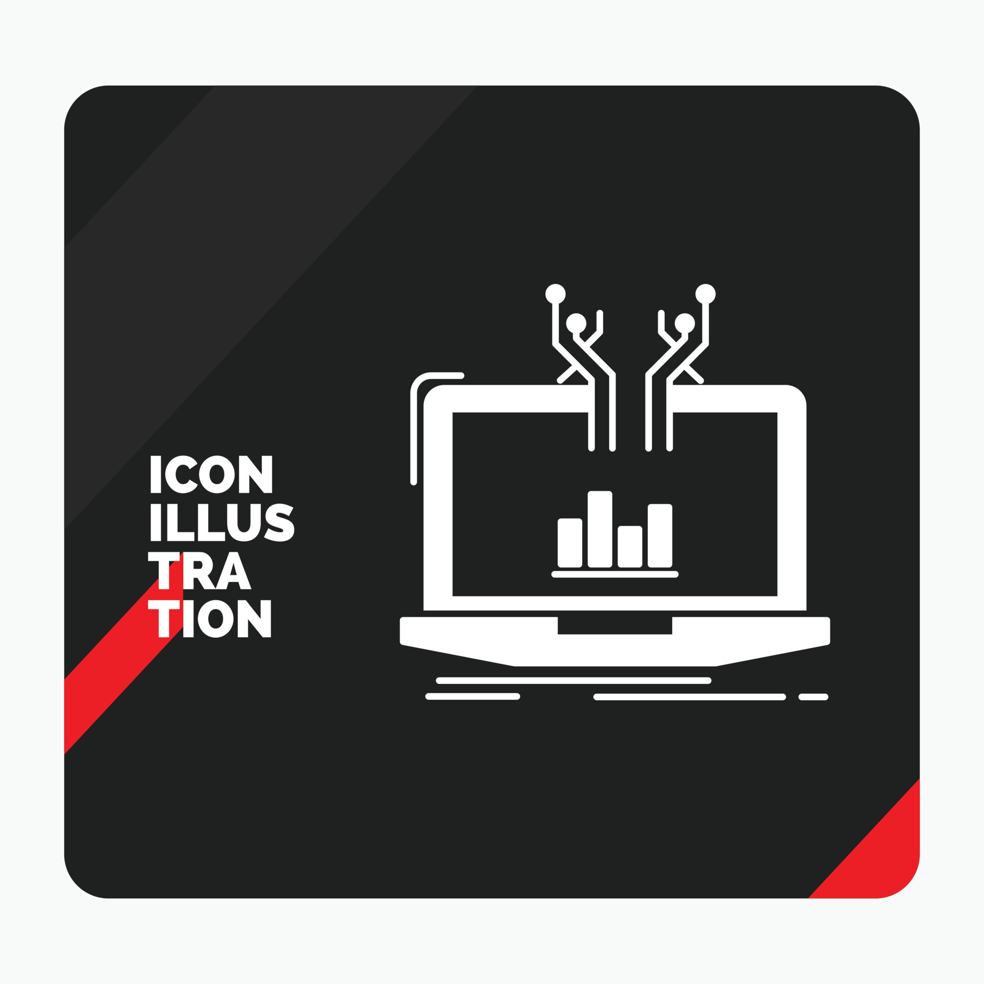 Red and Black Creative presentation Background for Analysis. analytical. management. online ...