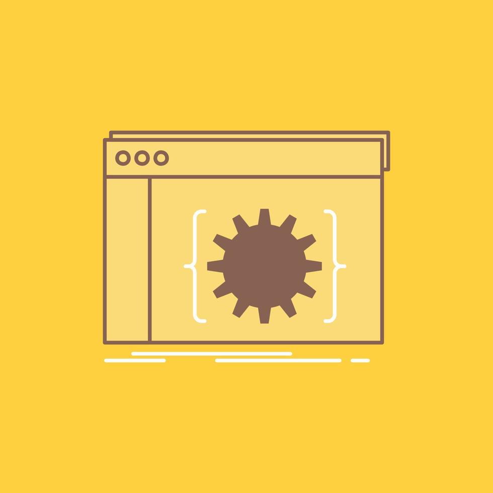 Api. app. coding. developer. software Flat Line Filled Icon. Beautiful ... Api. app. coding. developer. software Flat Line Filled Icon. Beautiful ...