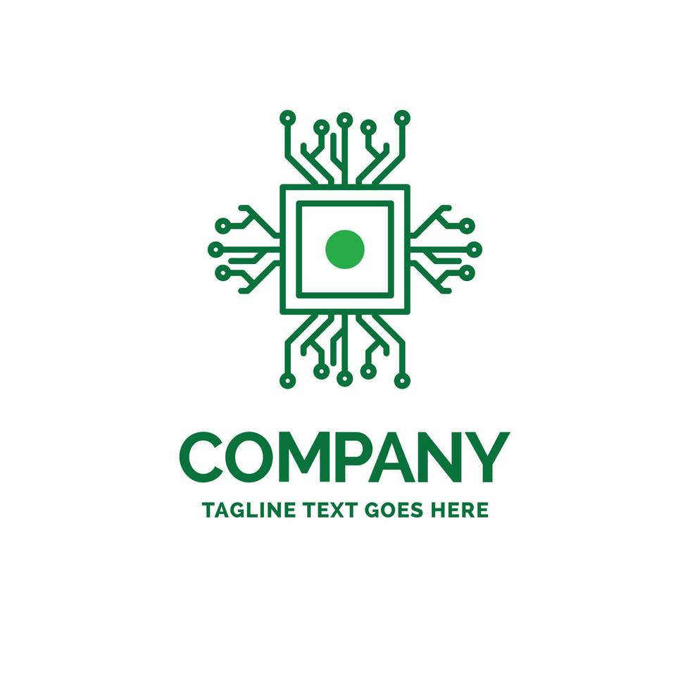 Chip. cpu. microchip. processor. technology Flat Business Logo template ... Chip. cpu. microchip. processor. technology Flat Business Logo template ...