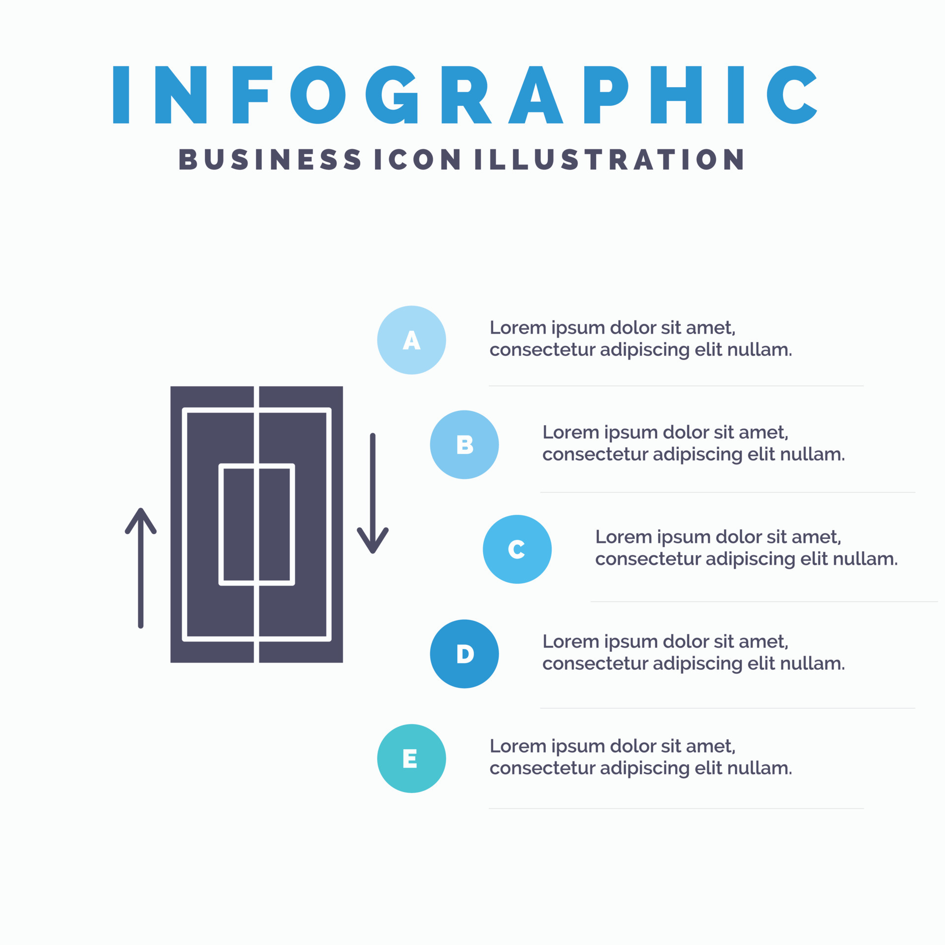 Sync Synchronization Data Phone Smartphone Infographics Template