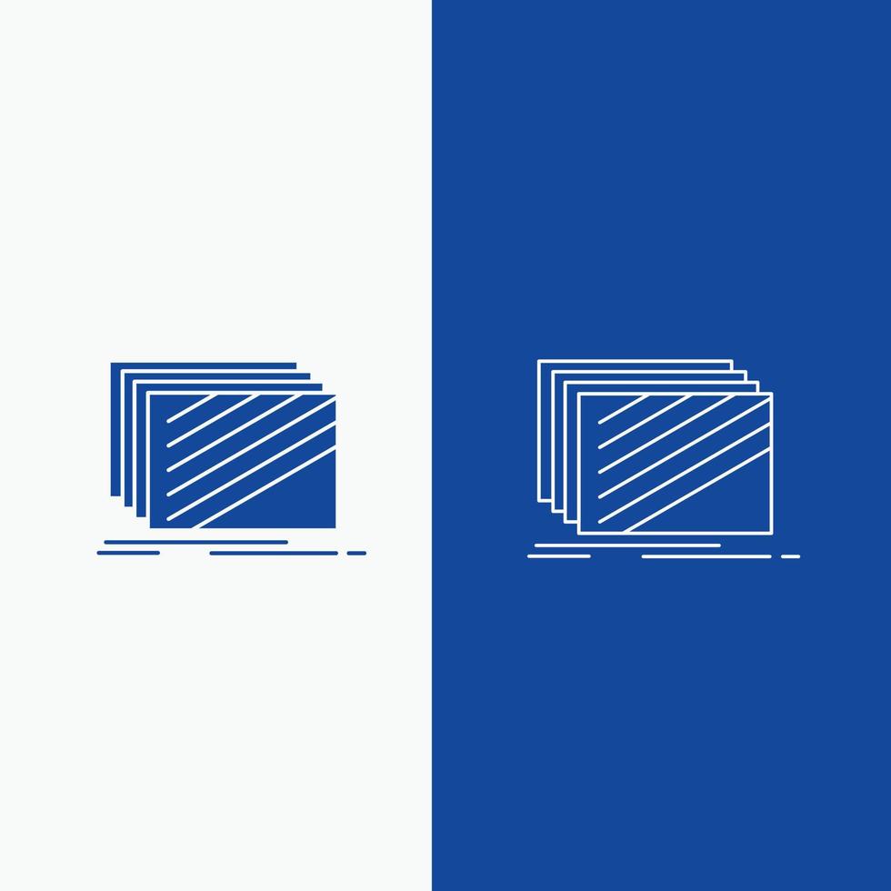 Design Layer Layout Texture Textures Line And Glyph Web Button In Blue Color Vertical Banner