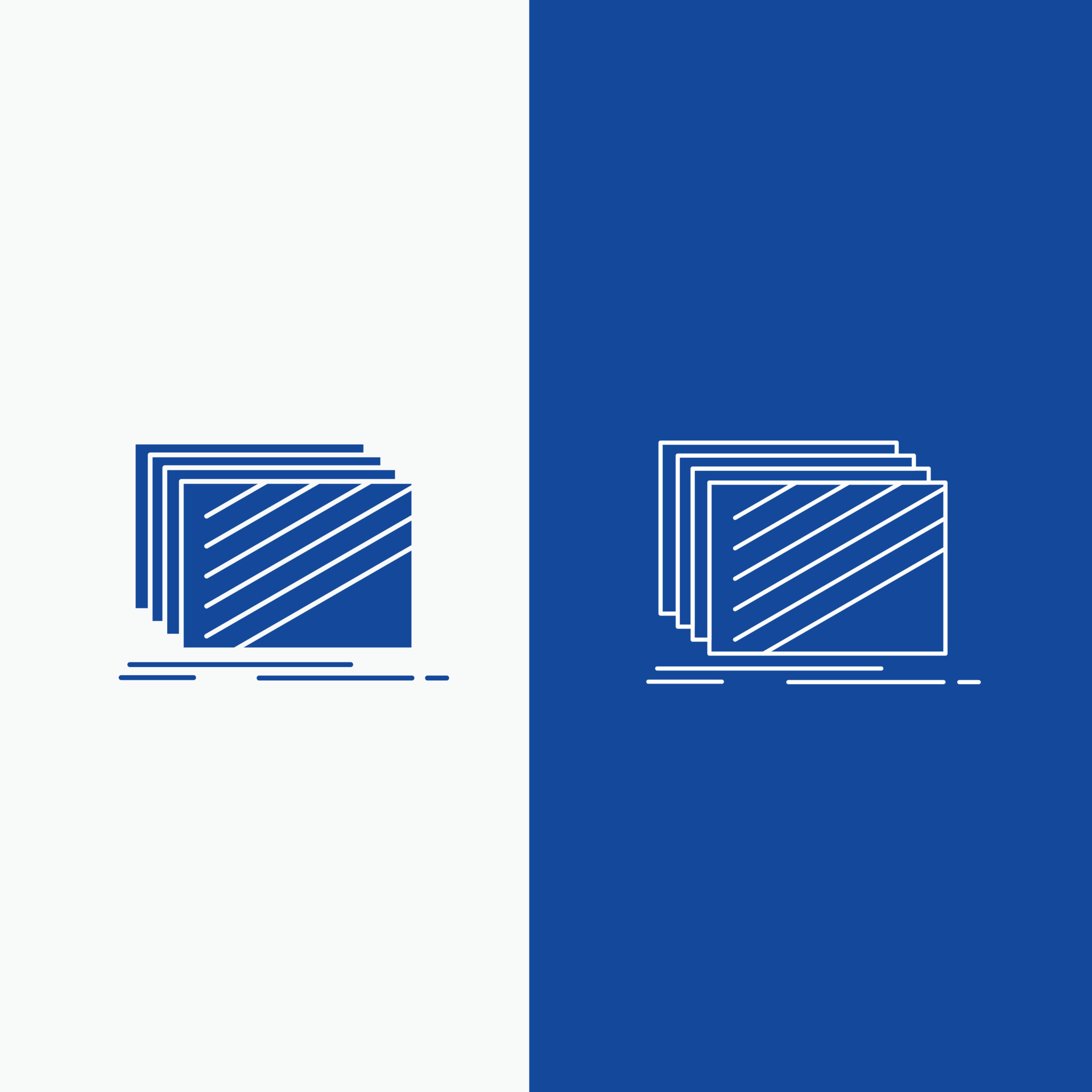 Design Layer Layout Texture Textures Line And Glyph Web Button In Blue Color Vertical Banner