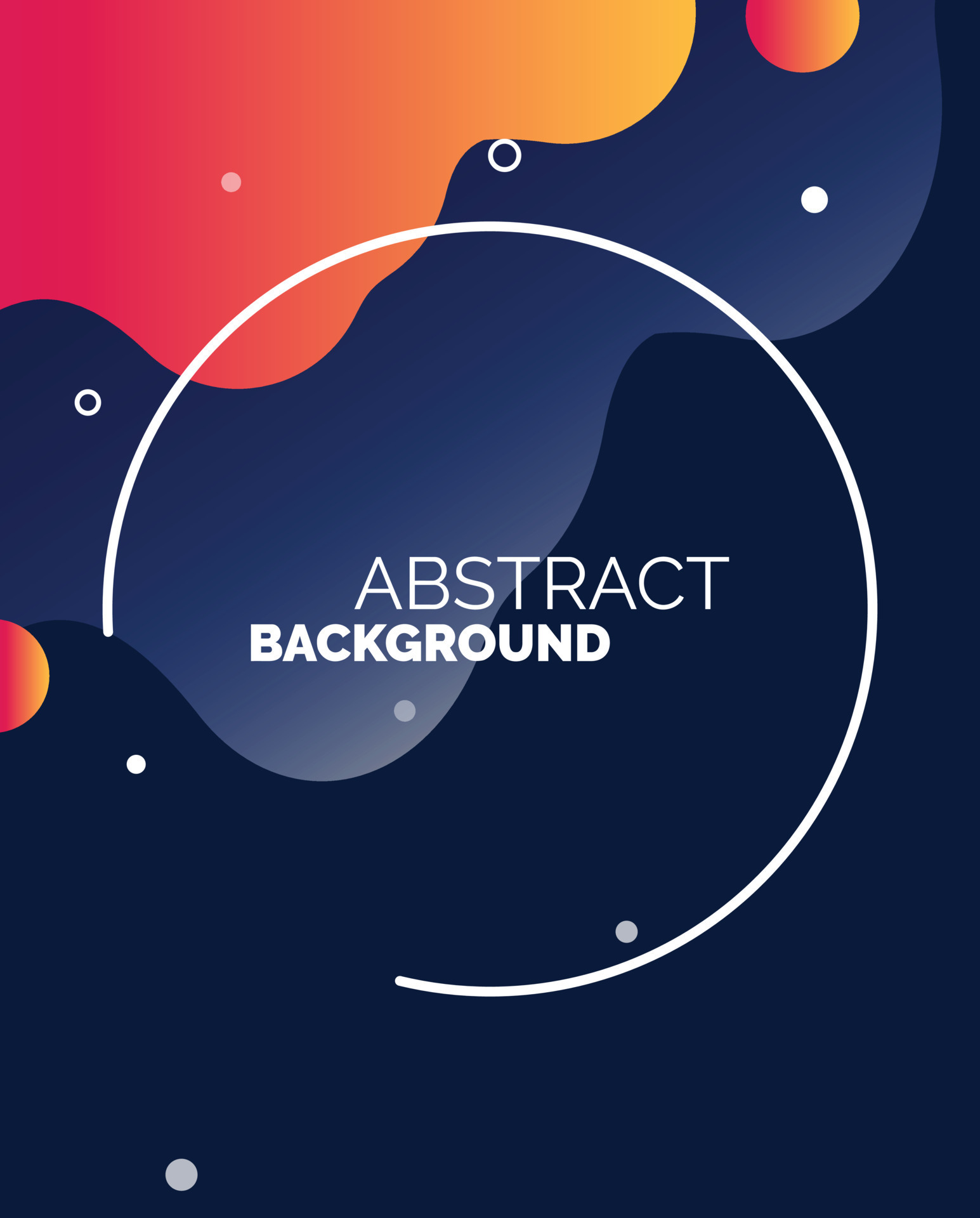 Abstract posters with flowing fluid 3d balls and blobs. Morphing liquid shapes design. Modern ...