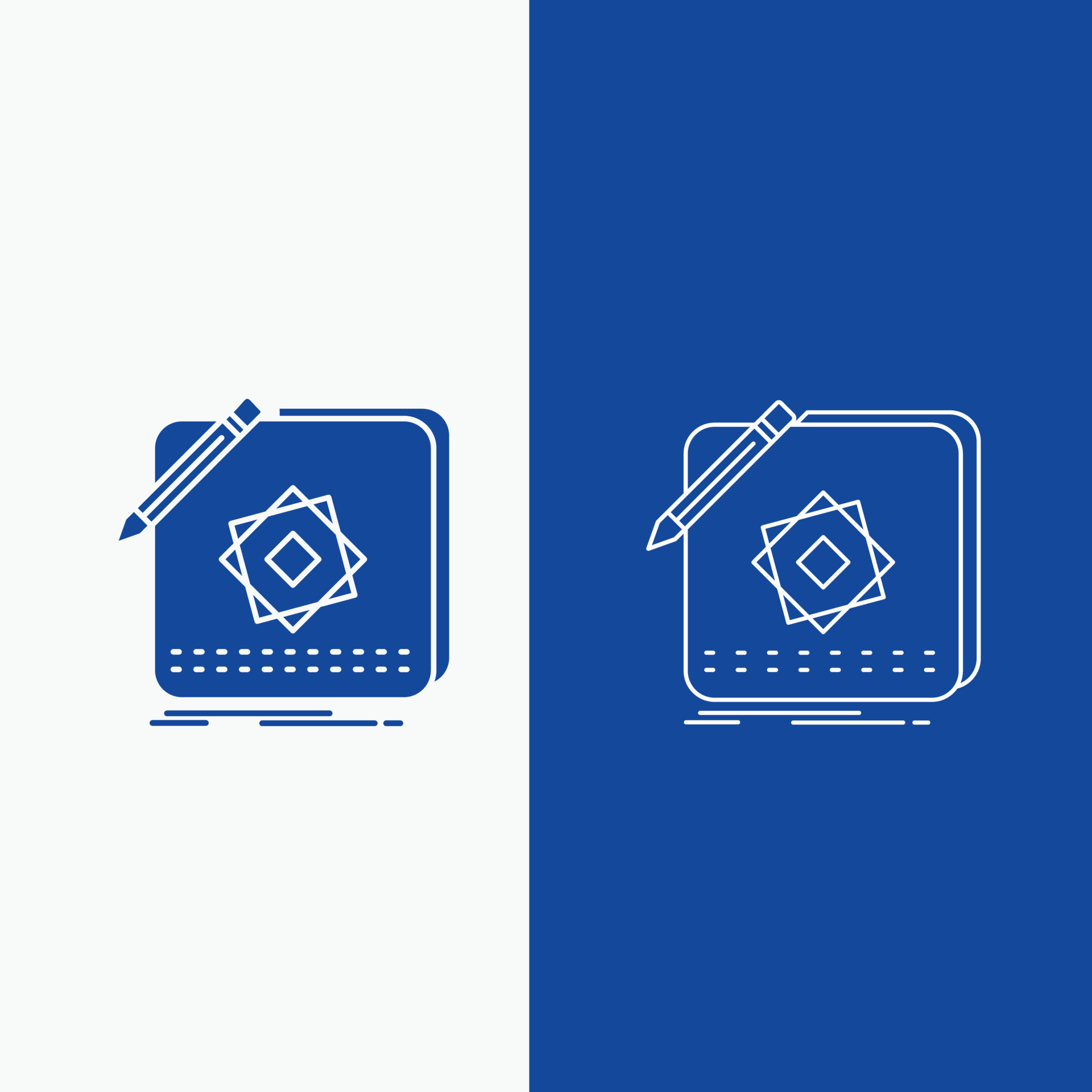 Design App Logo Application Design Line And Glyph Web Button In
