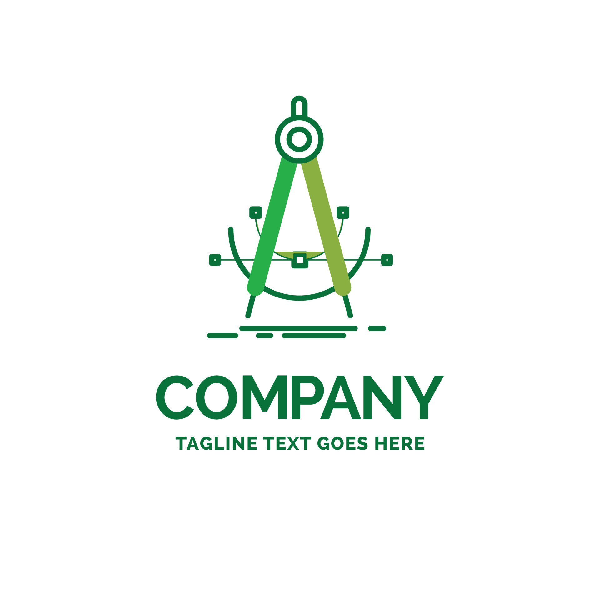 Precision. accure. geometry. compass. measurement Flat Business Logo ... Precision. accure. geometry. compass. measurement Flat Business Logo ...