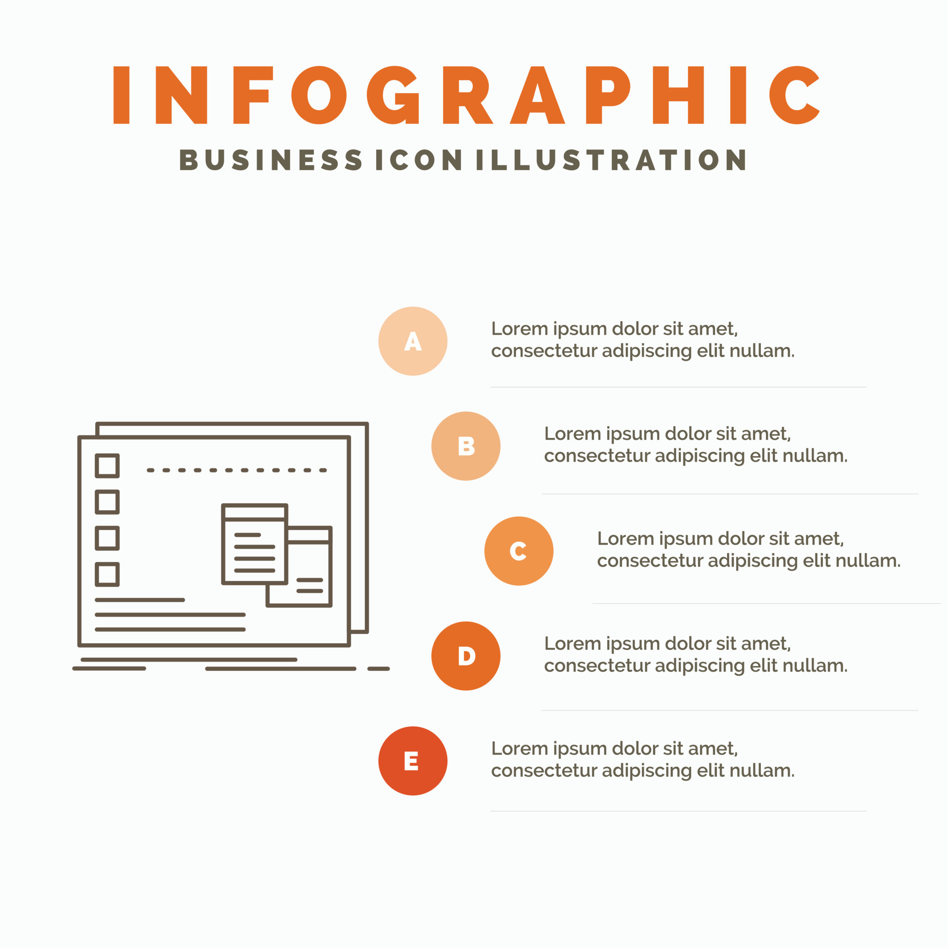 Window Mac Operational Os Program Infographics Template For Website