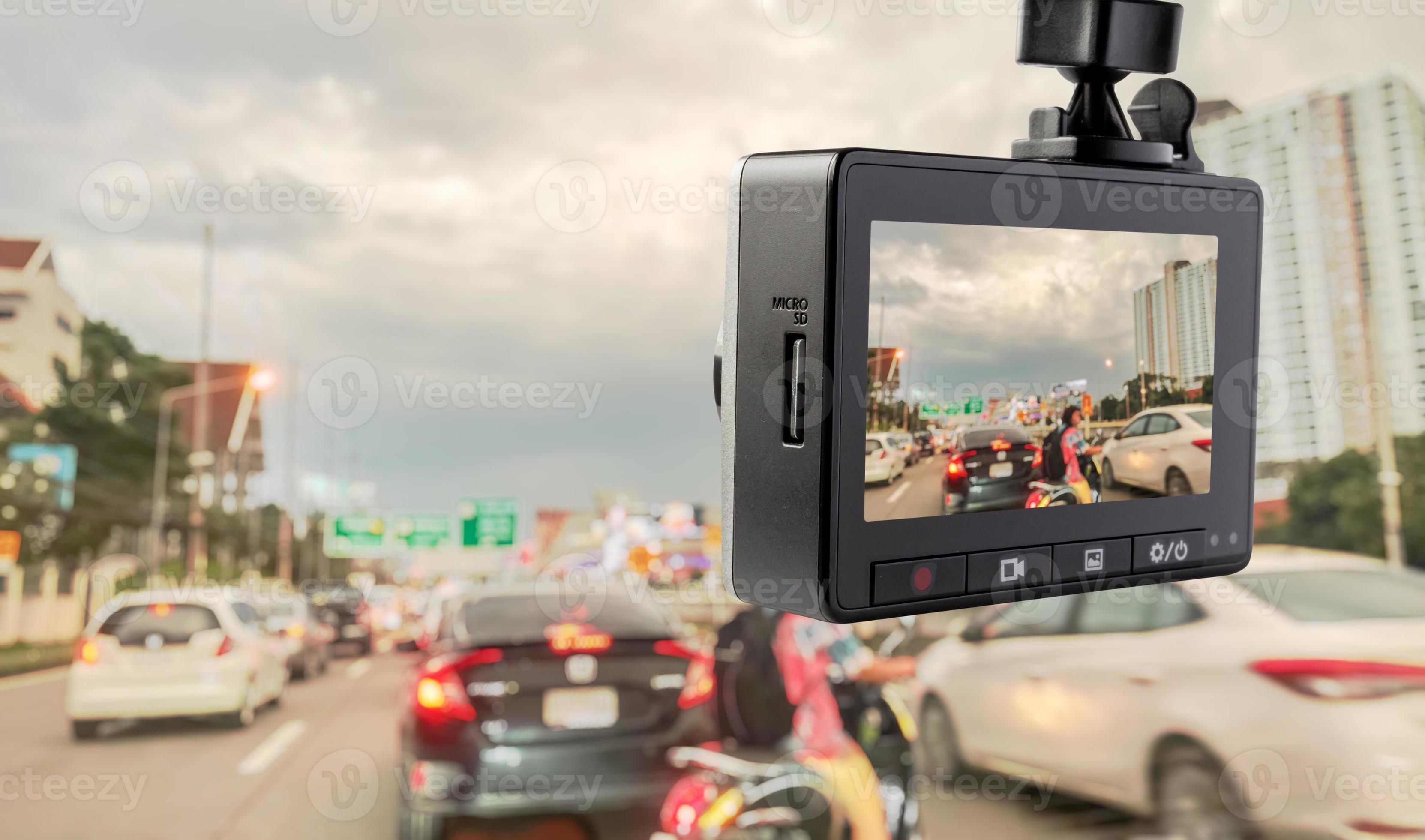 Car CCTV camera video recorder for driving safety on the road 13029013 ...