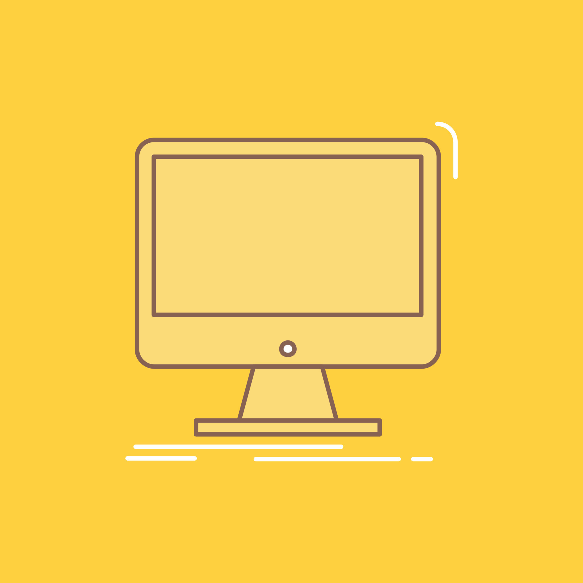 Analytics Processing Dashboard Data Stats Flat Line Filled Icon