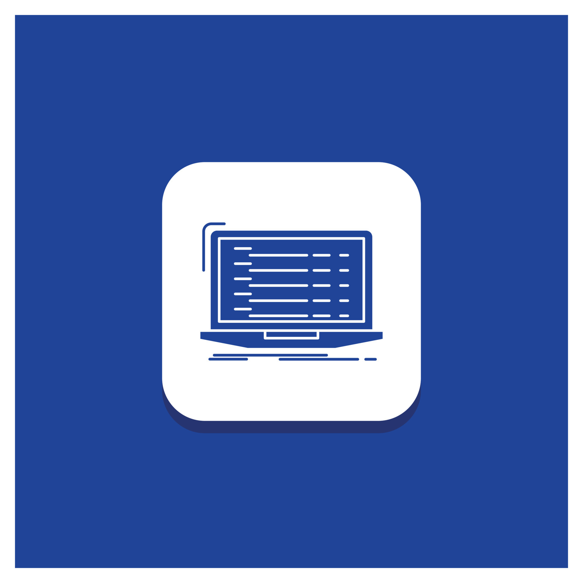 botón redondo azul para api. aplicación codificación. desarrollador. icono de glifo de ...