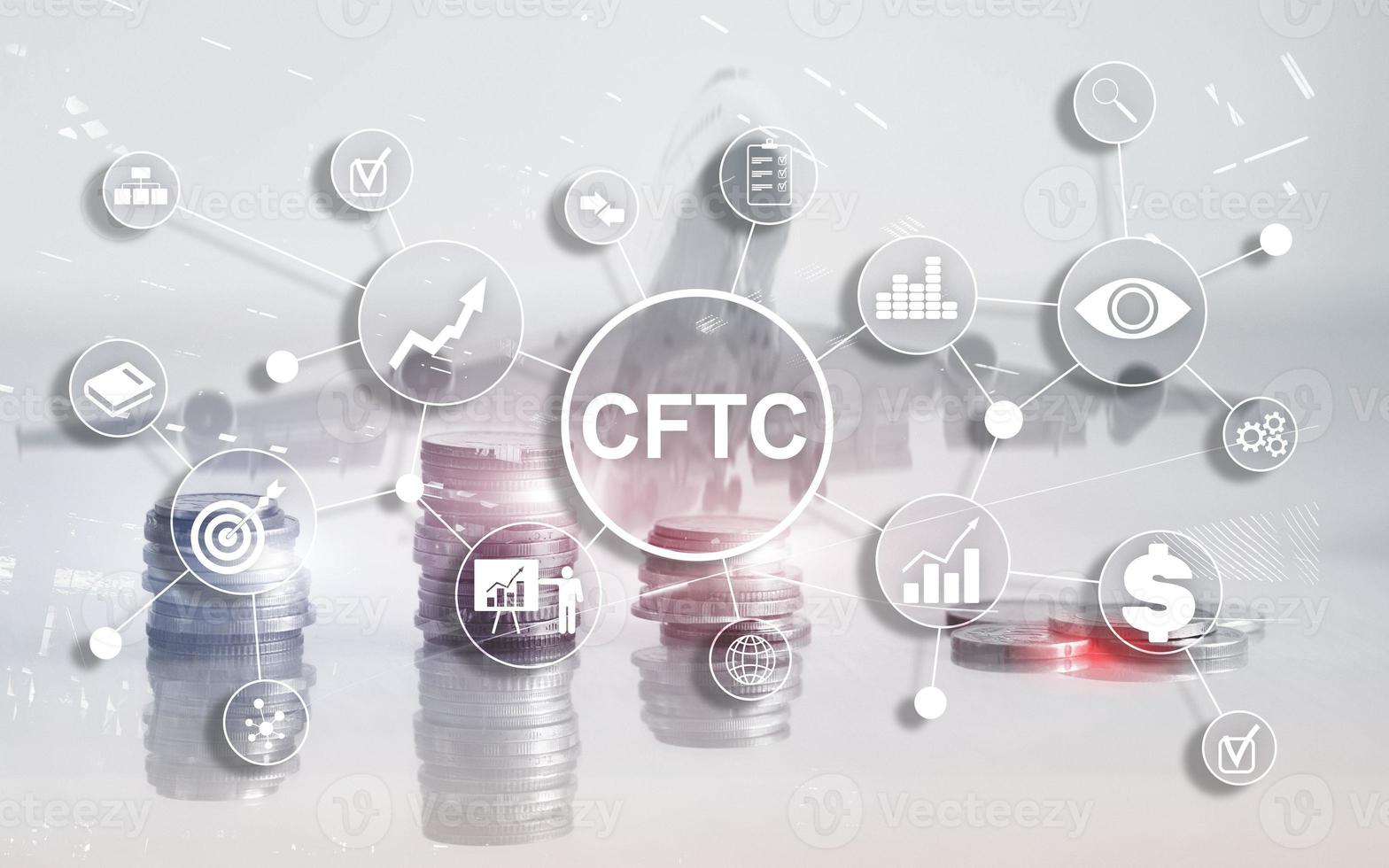CFTC u.s. commodity futures trading commission business finance regulation concept. 13030653 ...