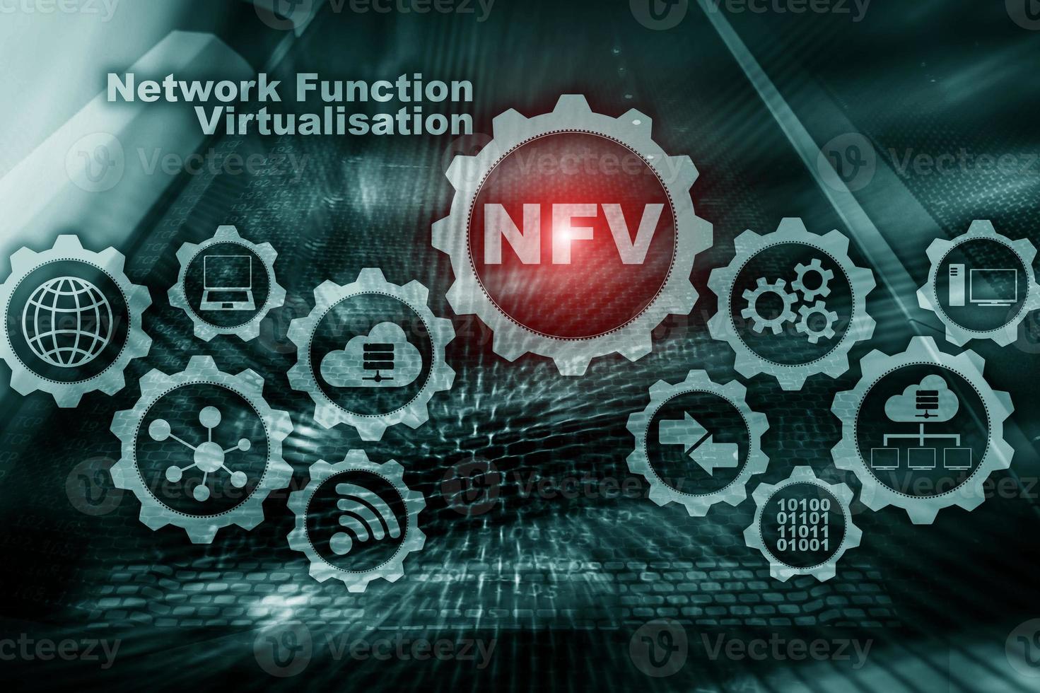 Nfv Network Function Virtualization Architecture Technologies Virtual Machines Concept