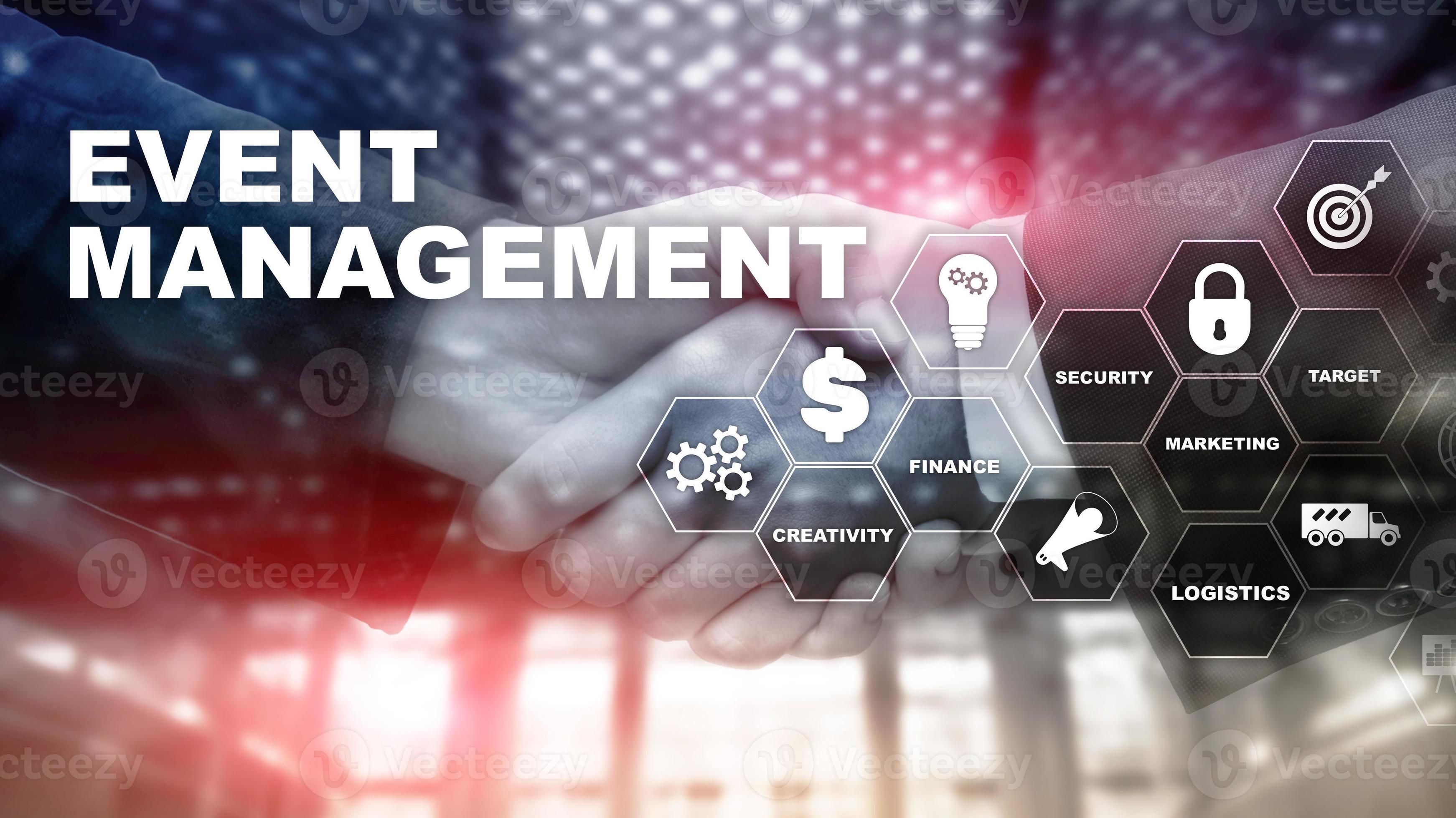 Event management Concept. Event management flowchart. Event management ...