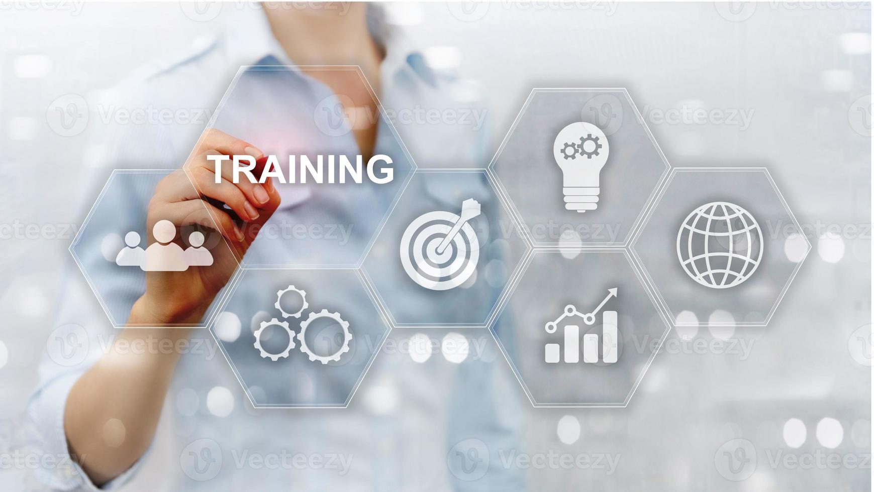 Business training concept. Training Webinar E-learning. Financial ... Business training concept. Training Webinar E-learning. Financial ...