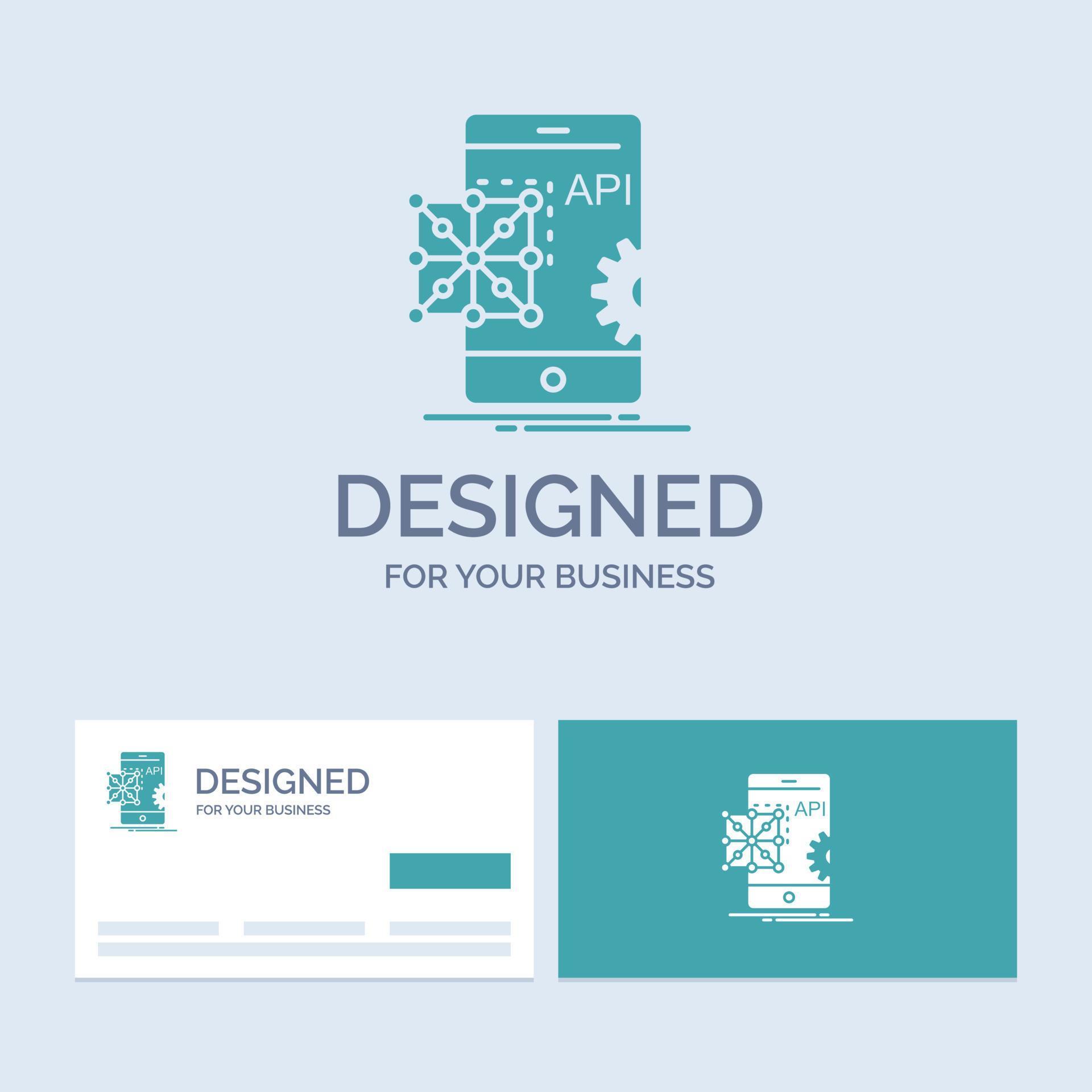 Api Application Coding Development Mobile Business Logo Glyph Icon Symbol For Your Business