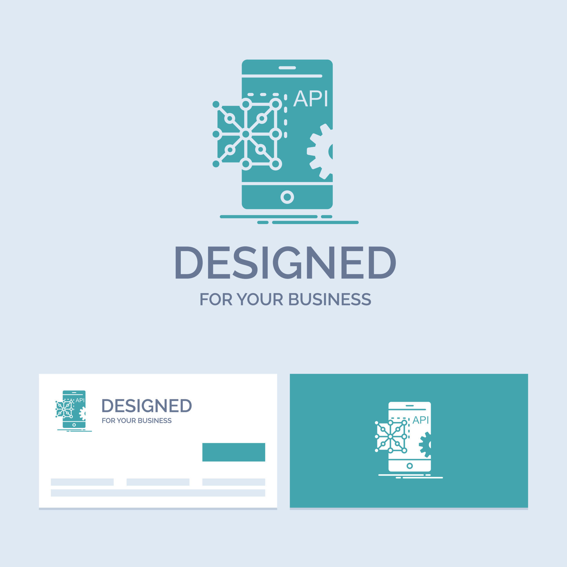Api Application Coding Development Mobile Business Logo Glyph Icon Symbol For Your Business