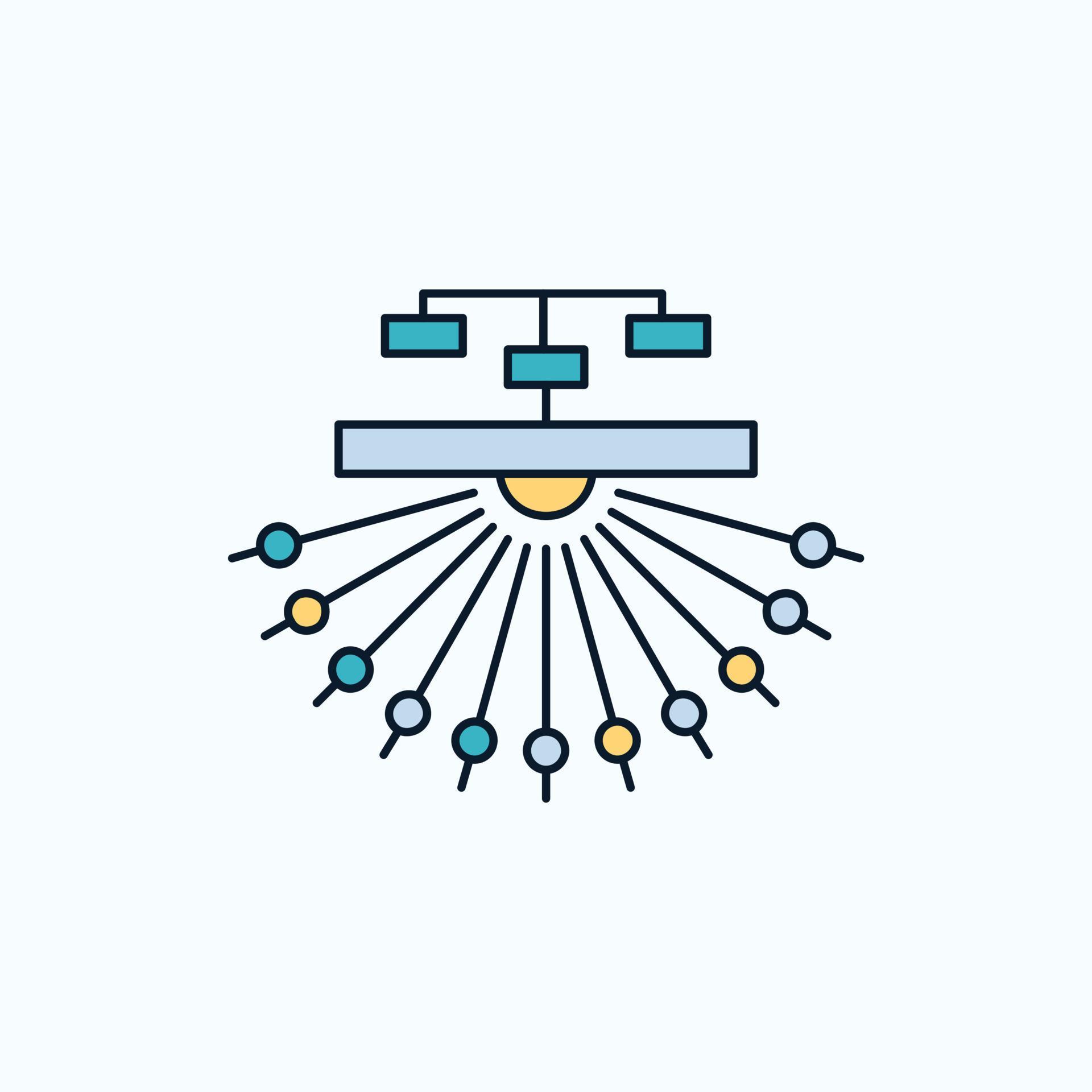 optimization. site. site. structure. Web Flat Icon. green and Yellow sign and symbols for ...