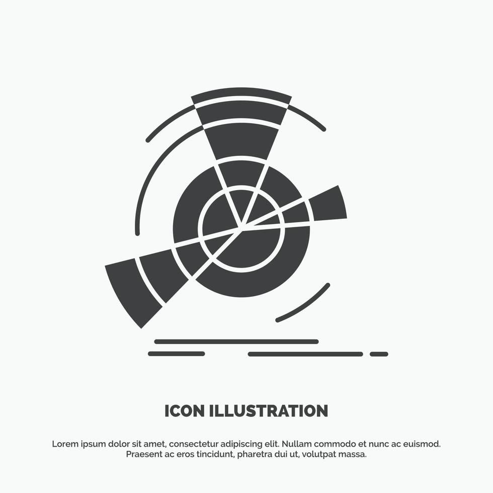 Data. diagram. performance. point. reference Icon. glyph vector gray symbol for UI and UX ...