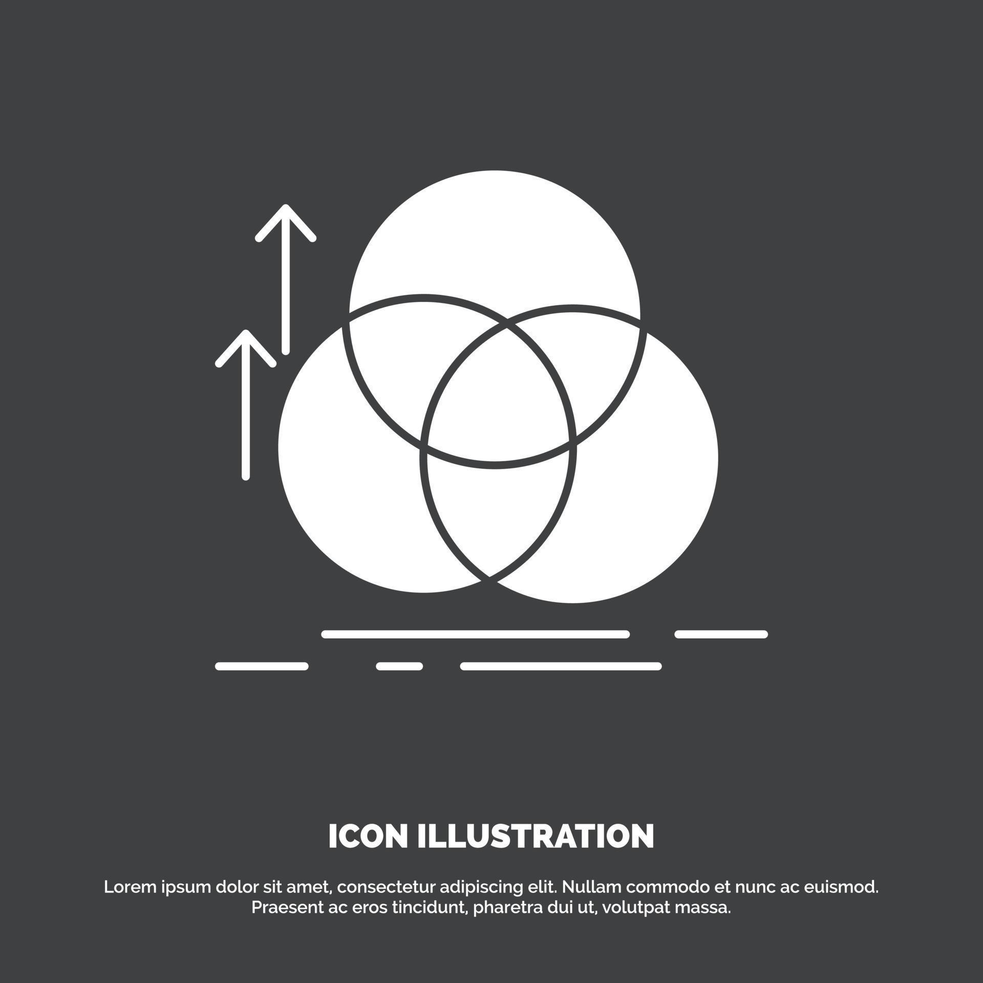 balance. circle. alignment. measurement. geometry Icon. glyph vector symbol for UI and UX ...