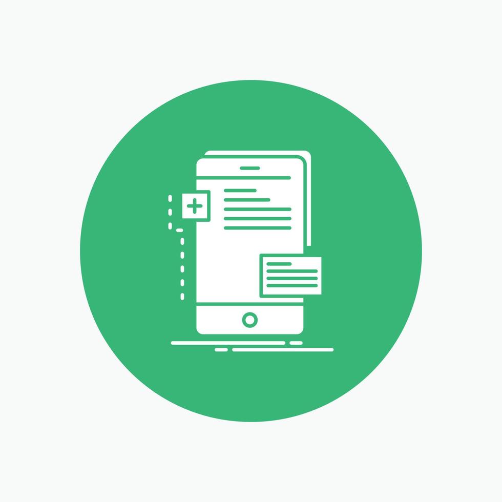 frontend. interface. mobile. phone. developer White Glyph Icon in ... frontend. interface. mobile. phone. developer White Glyph Icon in ...