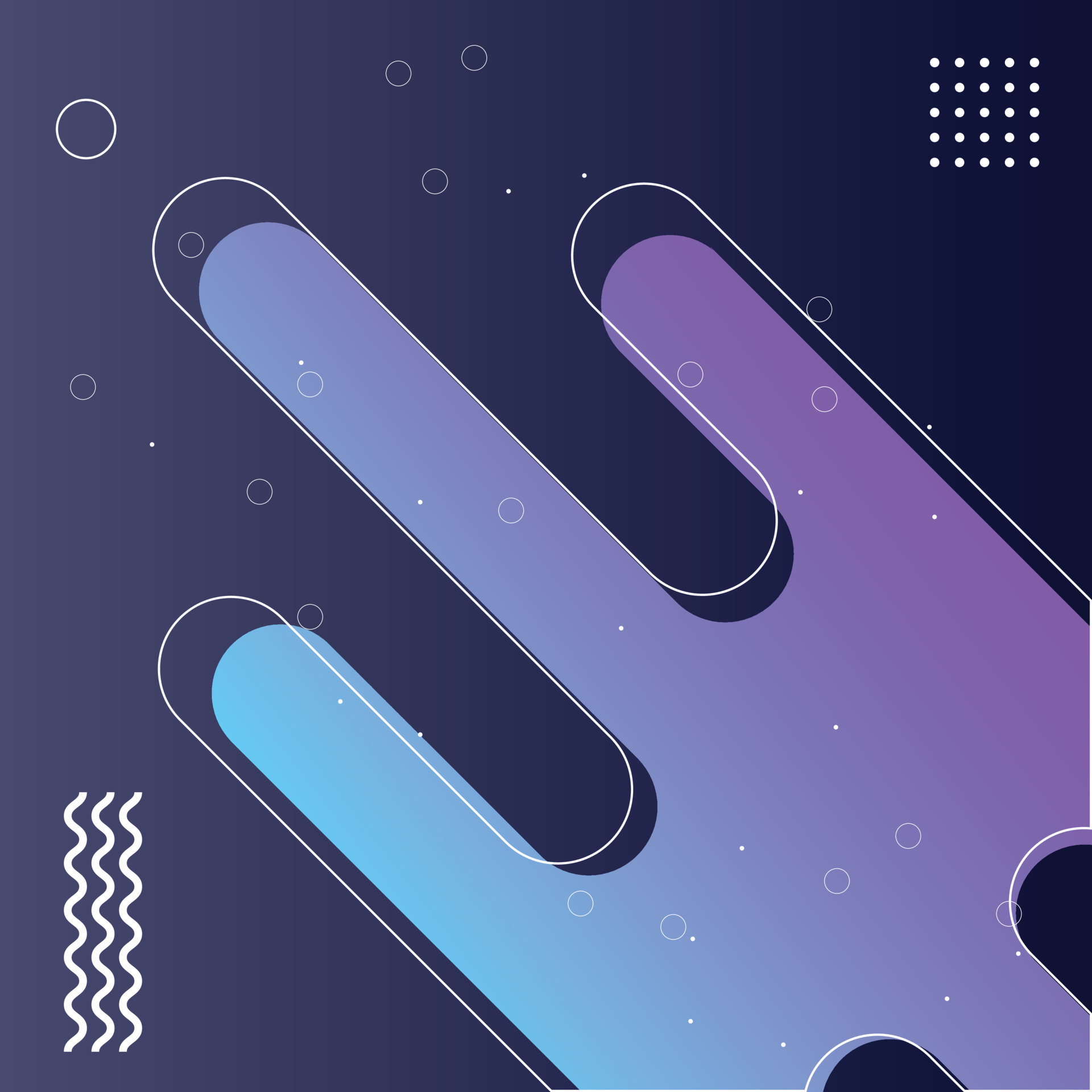 Abstract Colorful Mustard Rounded Lines Halftone Transition Vector Background Illustration