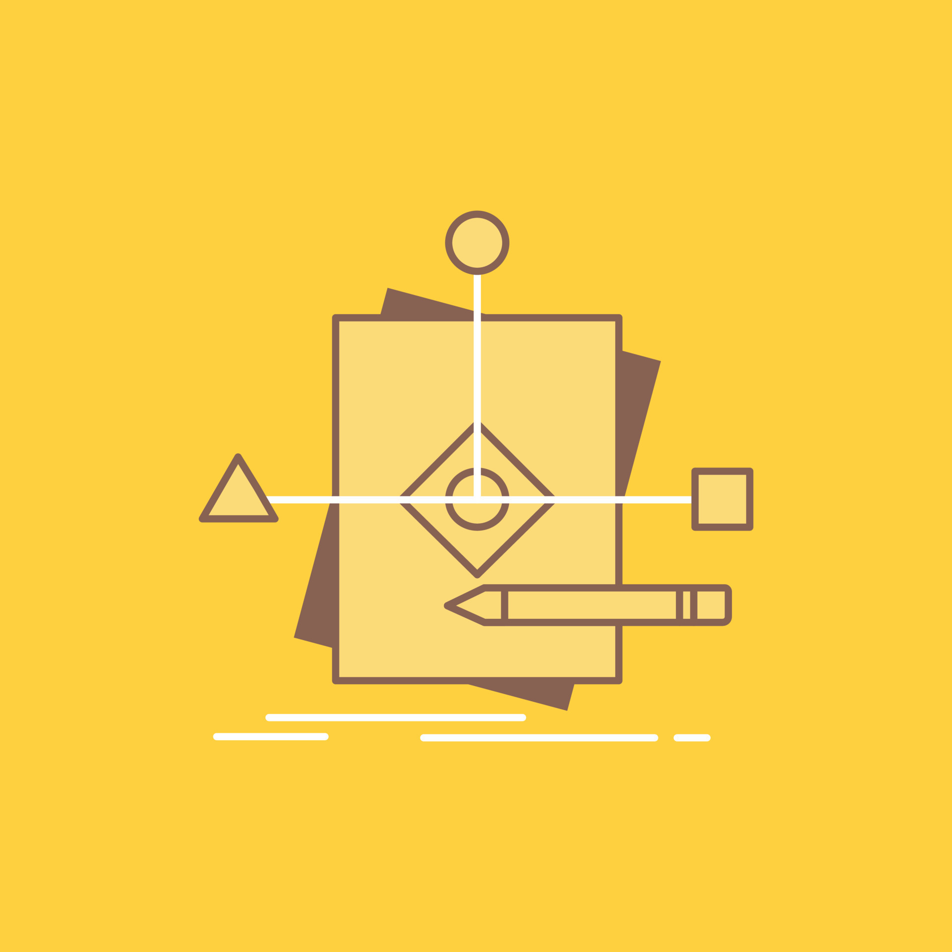 Algorithm. business. foretelling. pattern. plan Flat Line Filled Icon. Beautiful Logo button ...