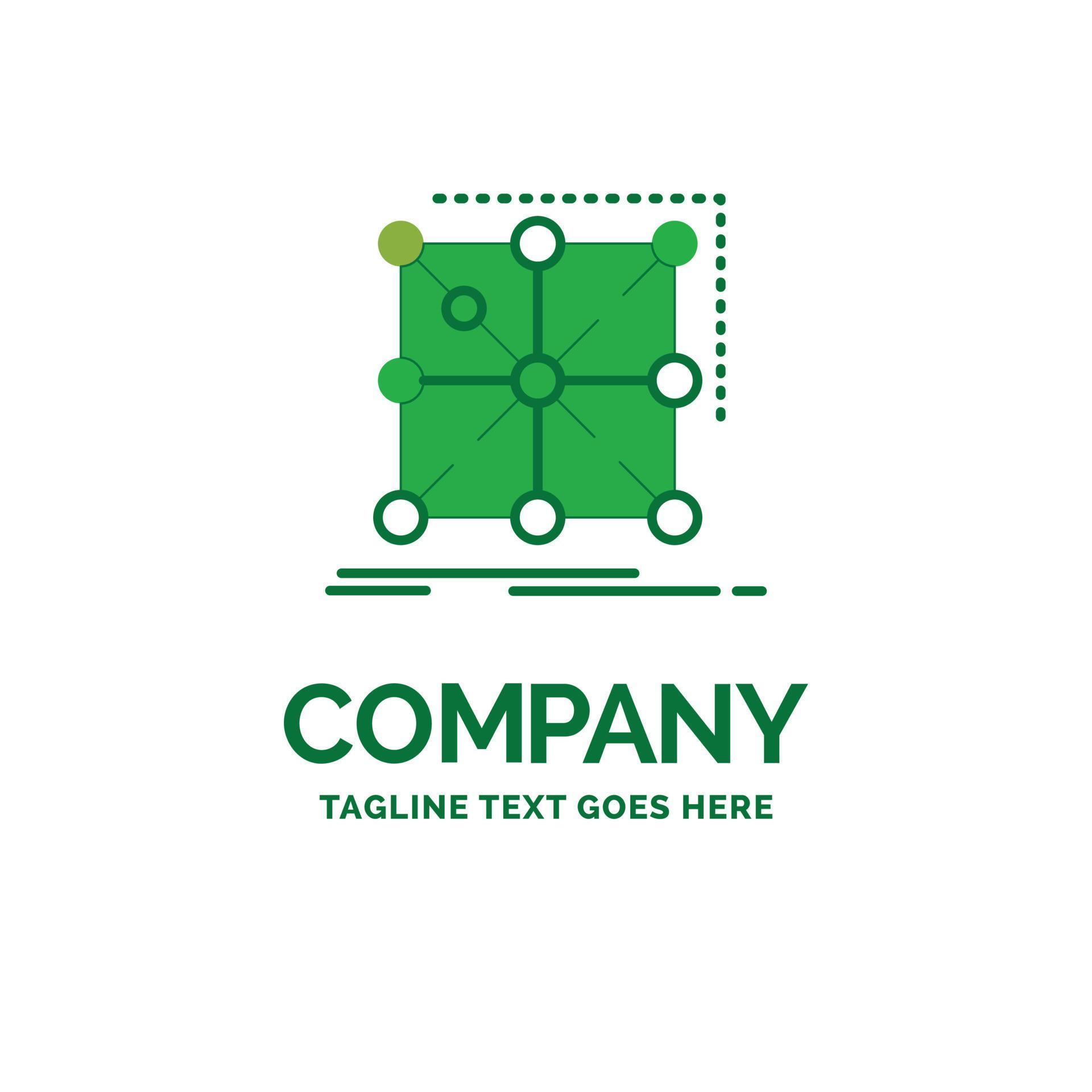 Data. framework. App. cluster. complex Flat Business Logo template ...