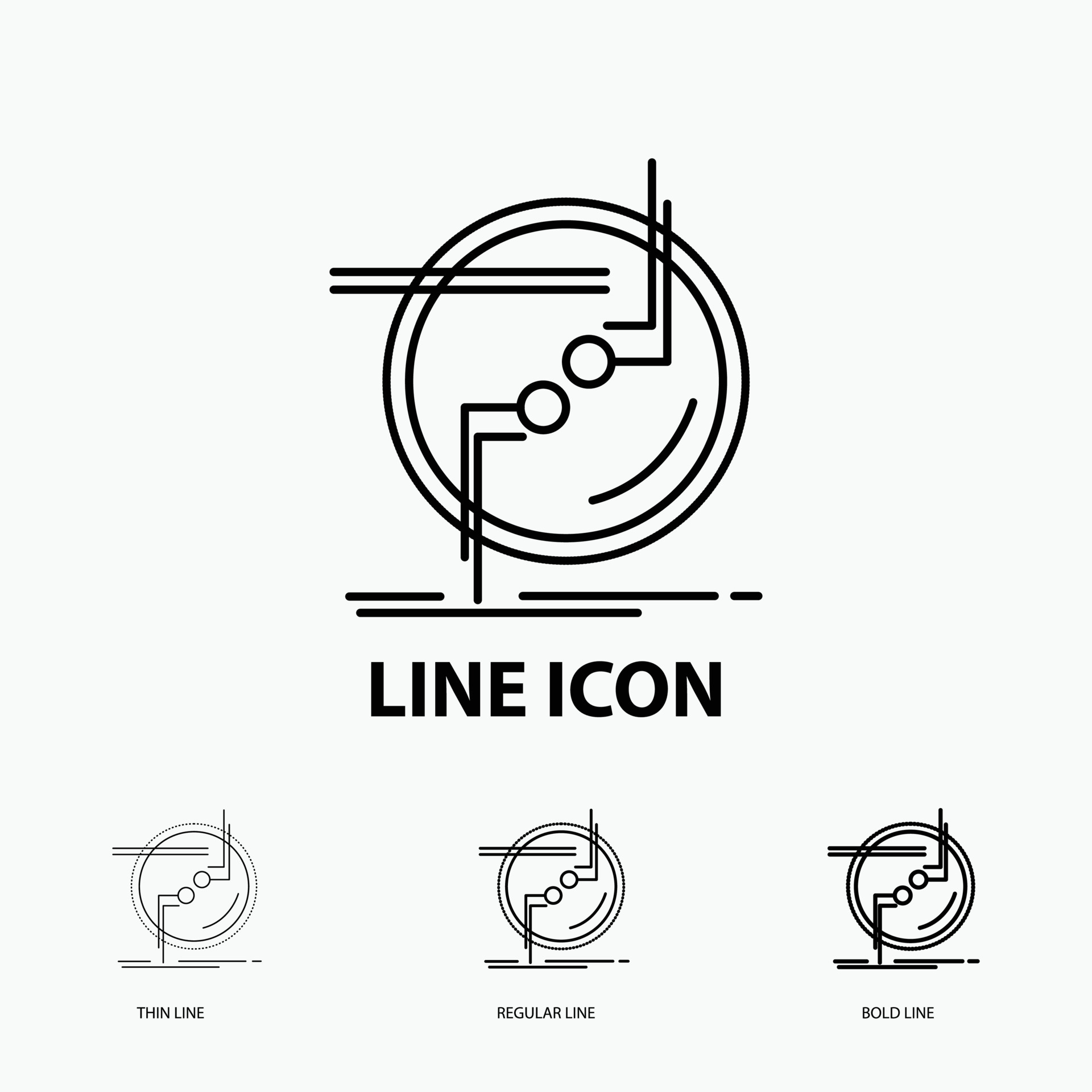 Chain Connect Connection Link Wire Icon In Thin Regular And Bold