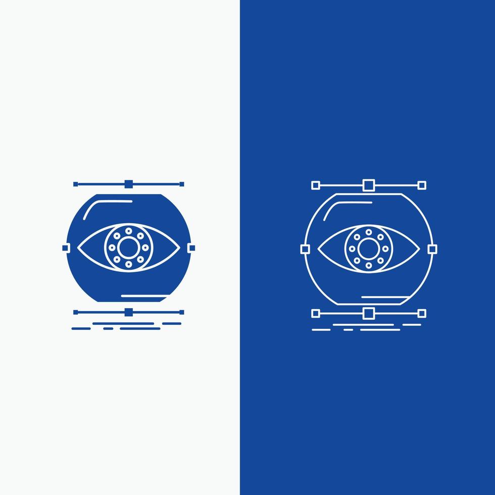 Visualize Conception Monitoring Monitoring Vision Line And Glyph