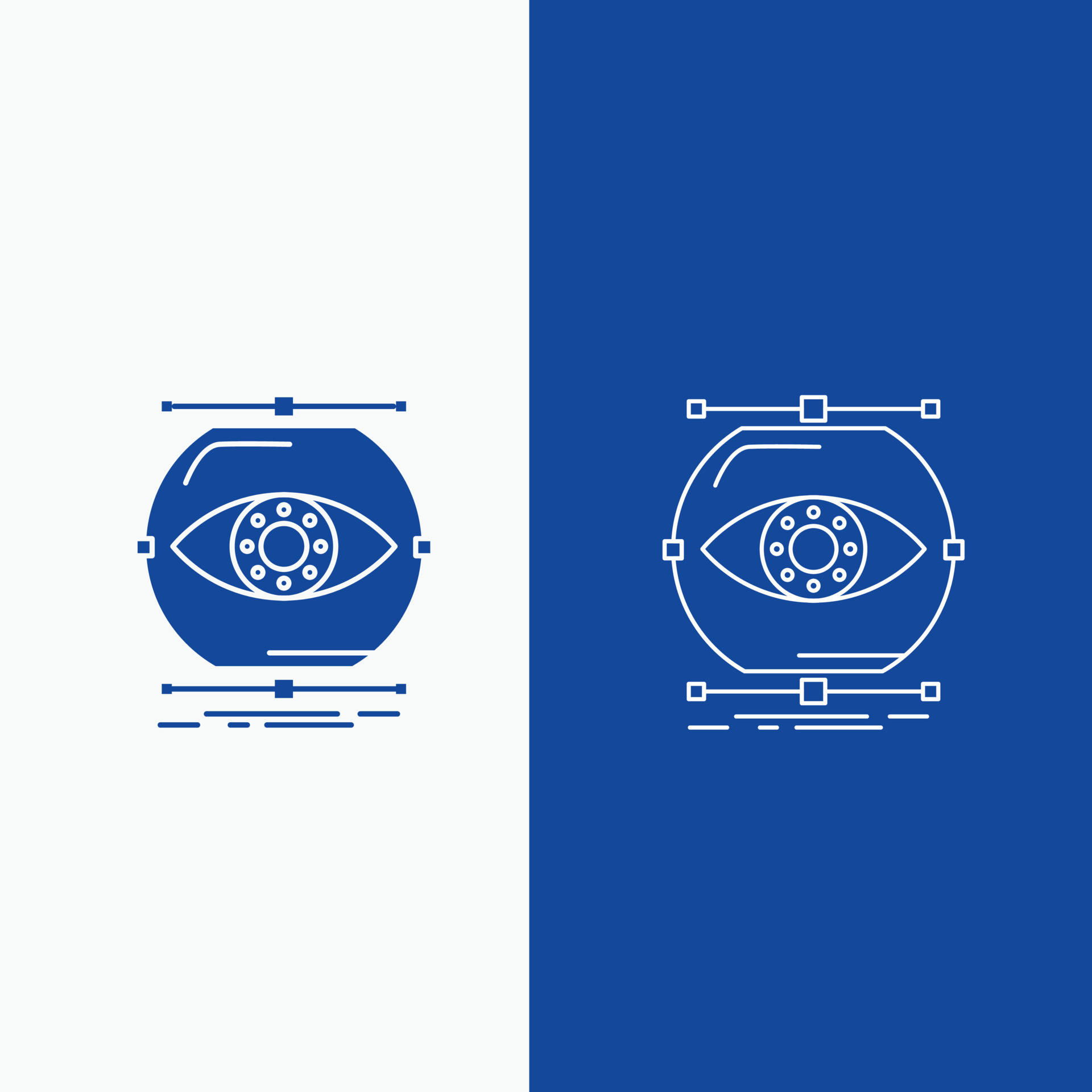 Visualize Conception Monitoring Monitoring Vision Line And Glyph