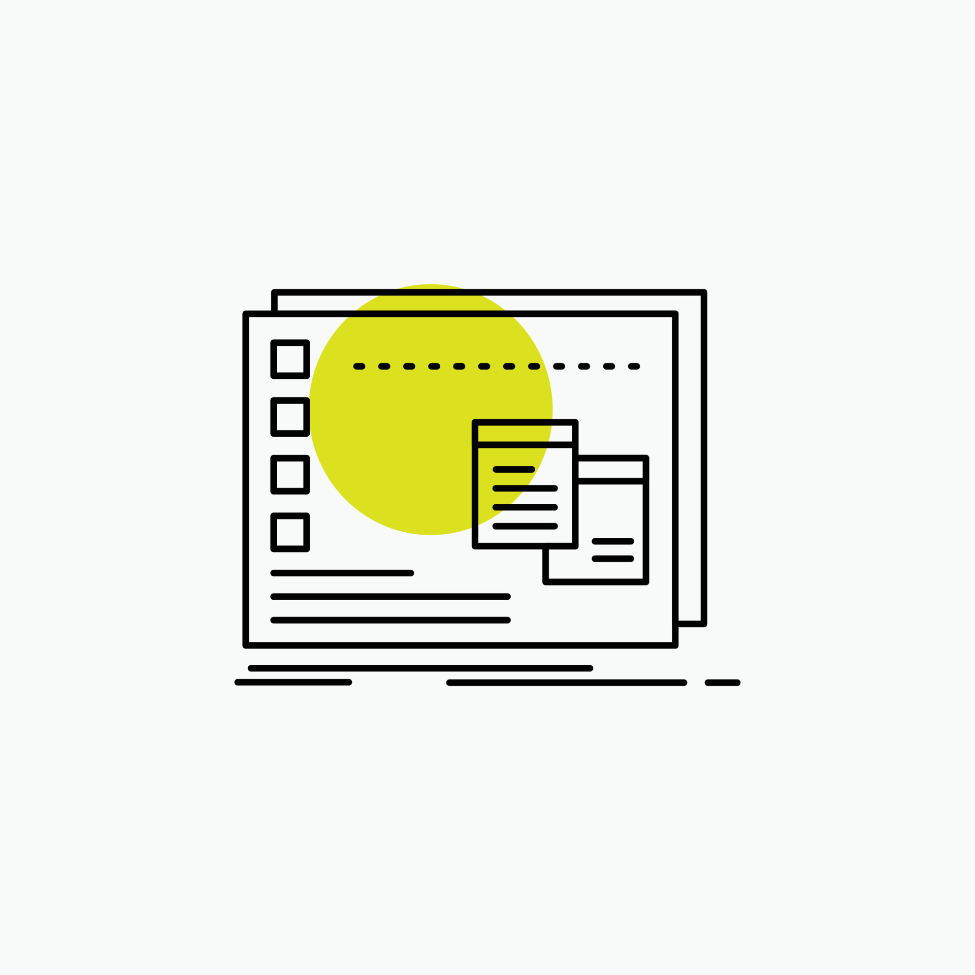 Window. Mac. operational. os. program Line Icon 13036515 Vector Art at ...