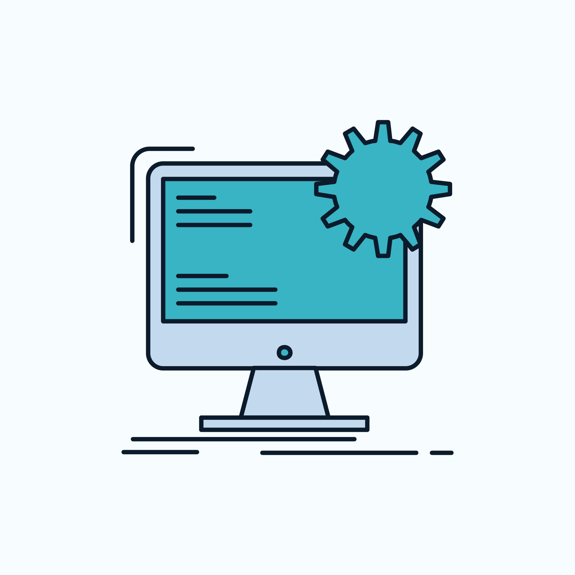 Internet. layout. page. site. static Flat Icon. green and Yellow sign and symbols for website ...