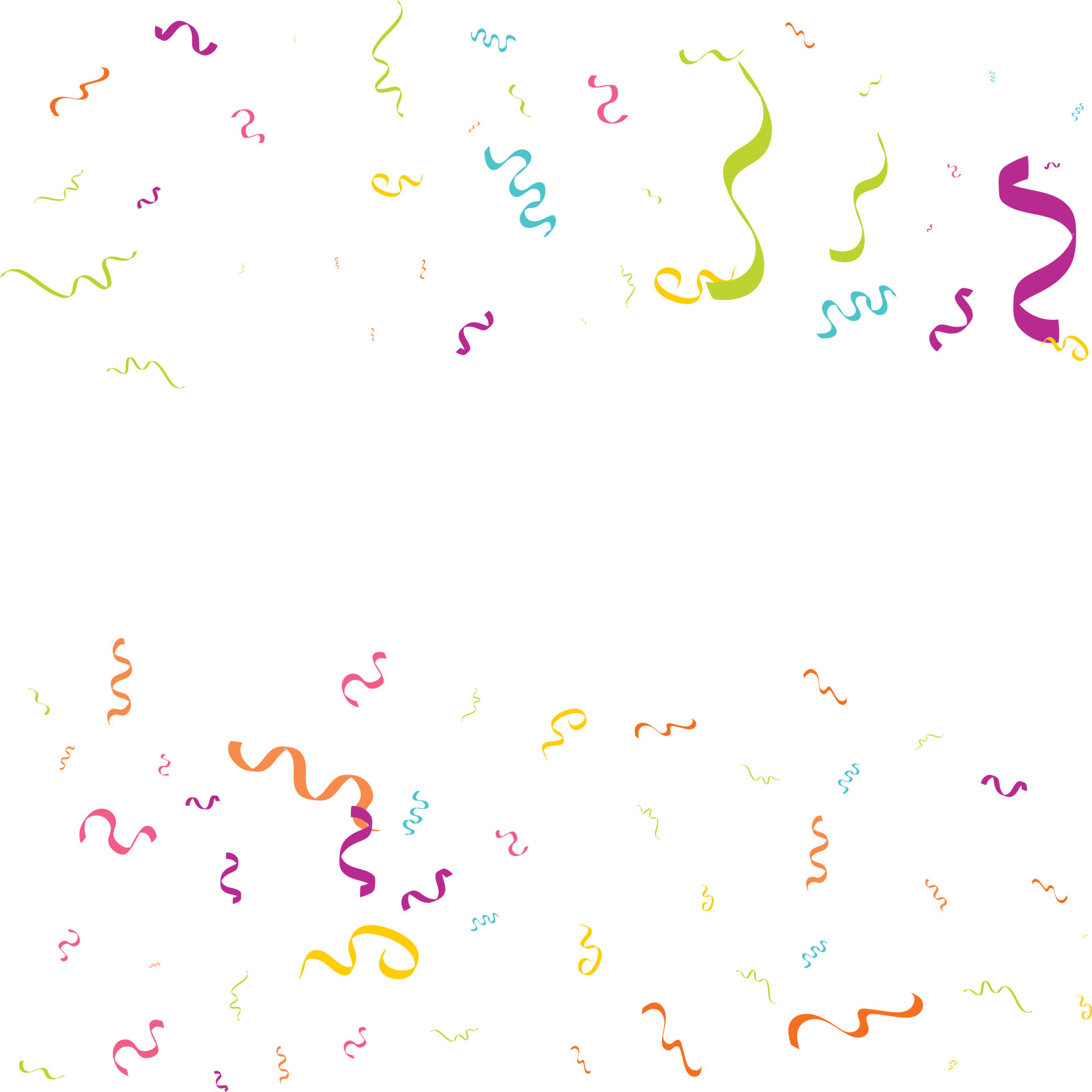 Colorful Confetti. Vector Festive Illustration of Falling Shiny ...