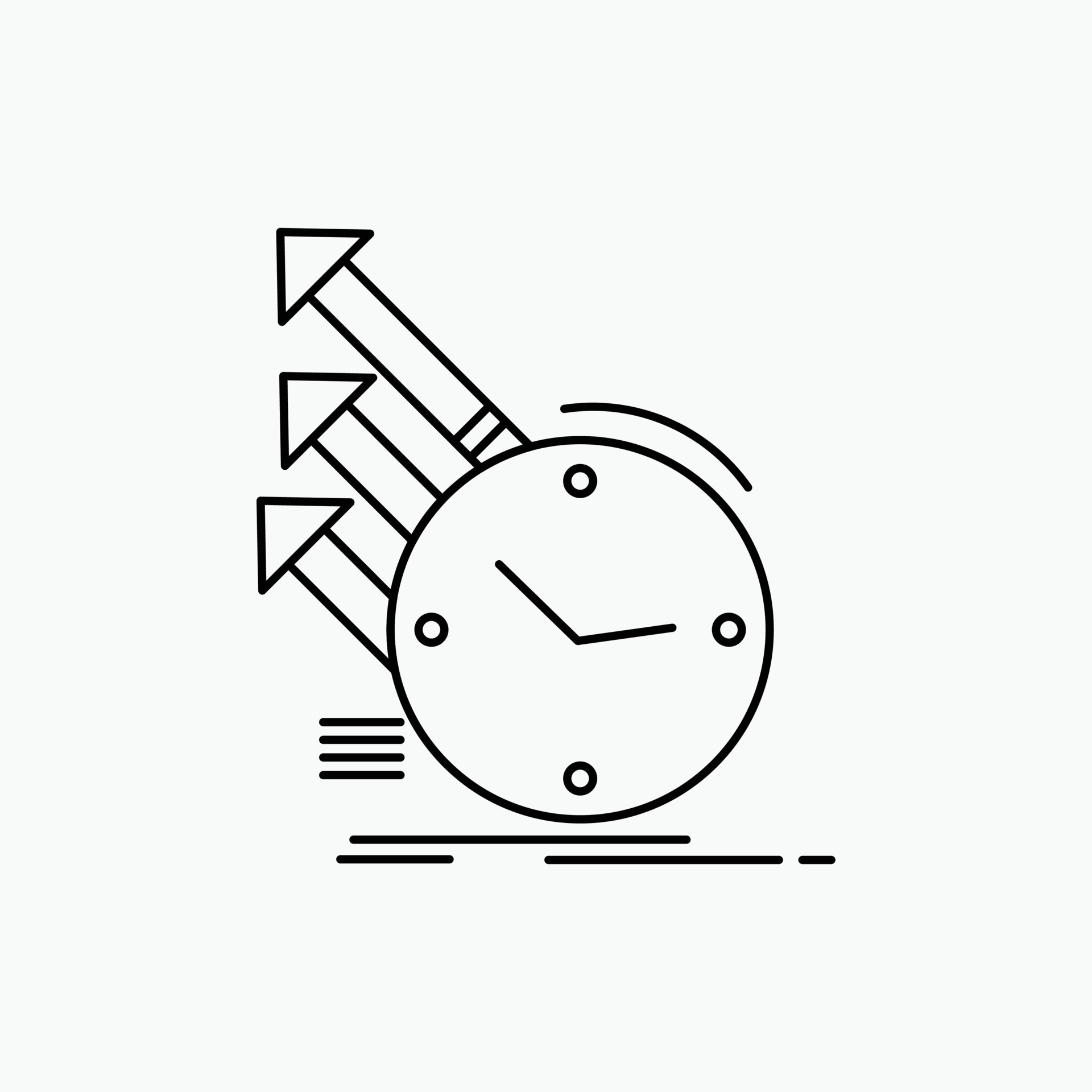 Detection Inspection Of Regularities Research Line Icon Vector