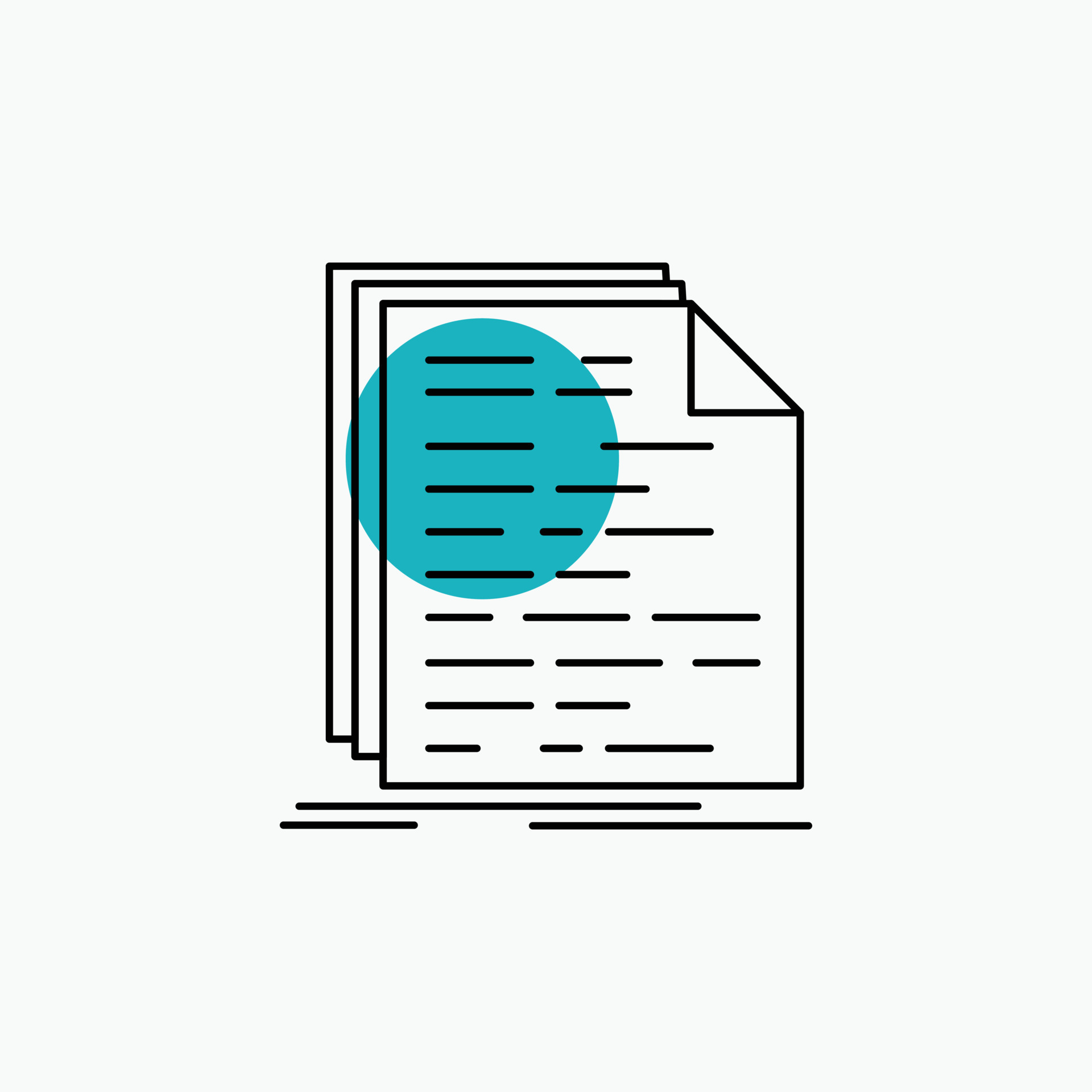 Code Coding Doc Programming Script Line Icon 13045050 Vector Art At Vecteezy