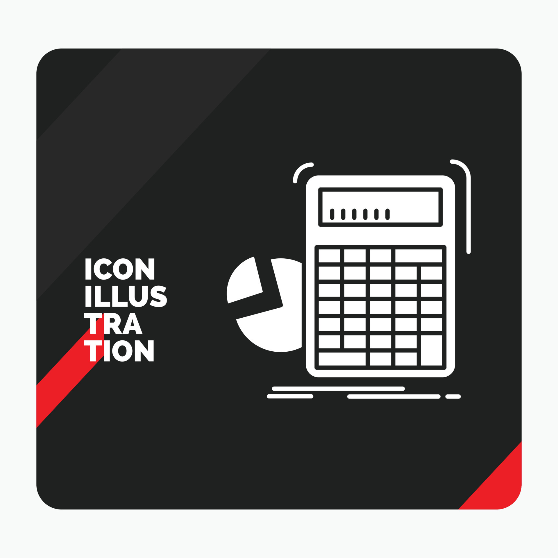 Red and Black Creative presentation Background for calculator ...