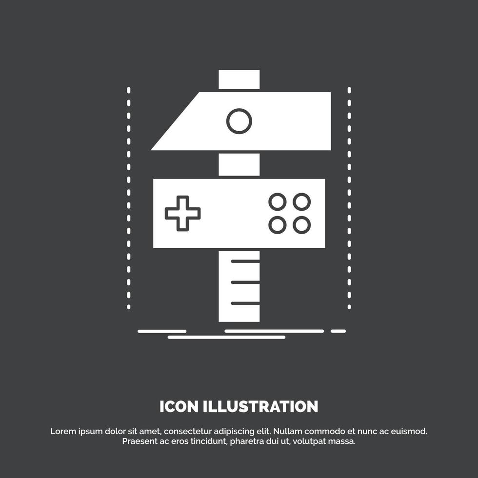 Build Craft Develop Developer Game Icon Glyph Vector Symbol For Ui And Ux Website Or
