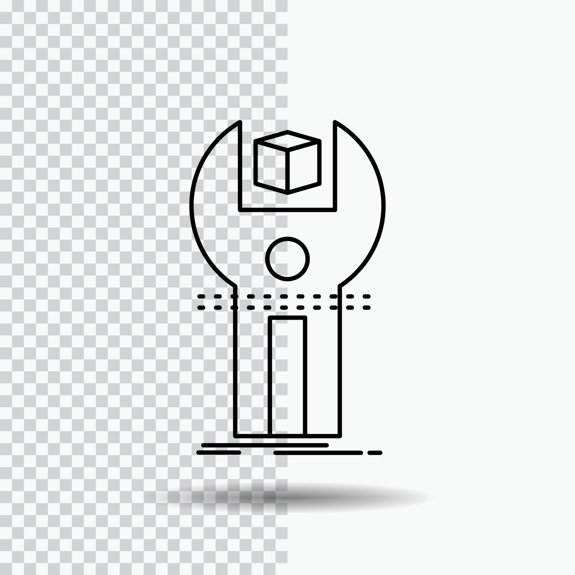 SDK. App. development. kit. programming Line Icon on Transparent ...