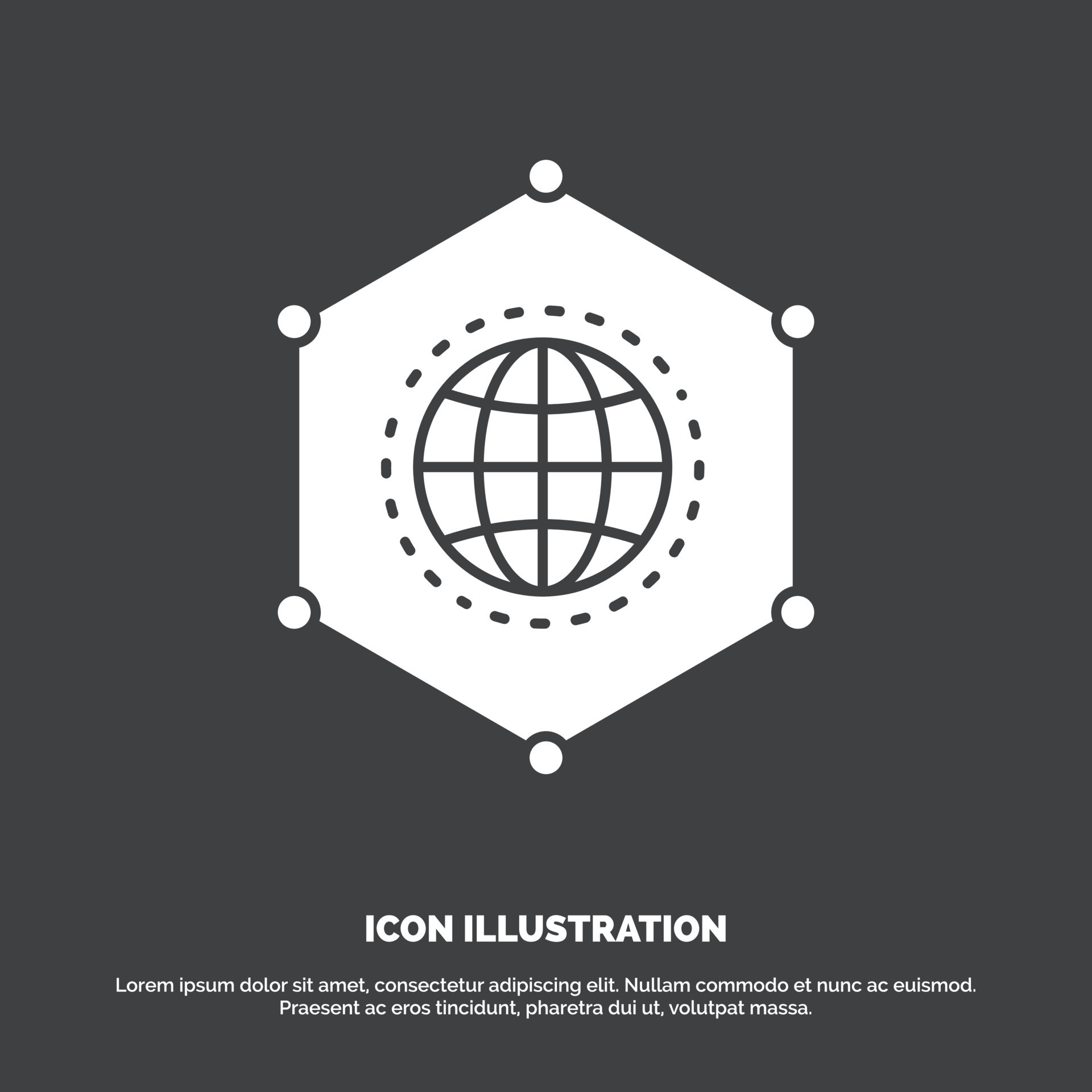 Network Global Data Connection Business Icon Glyph Vector Symbol For Ui And Ux Website Or 2023