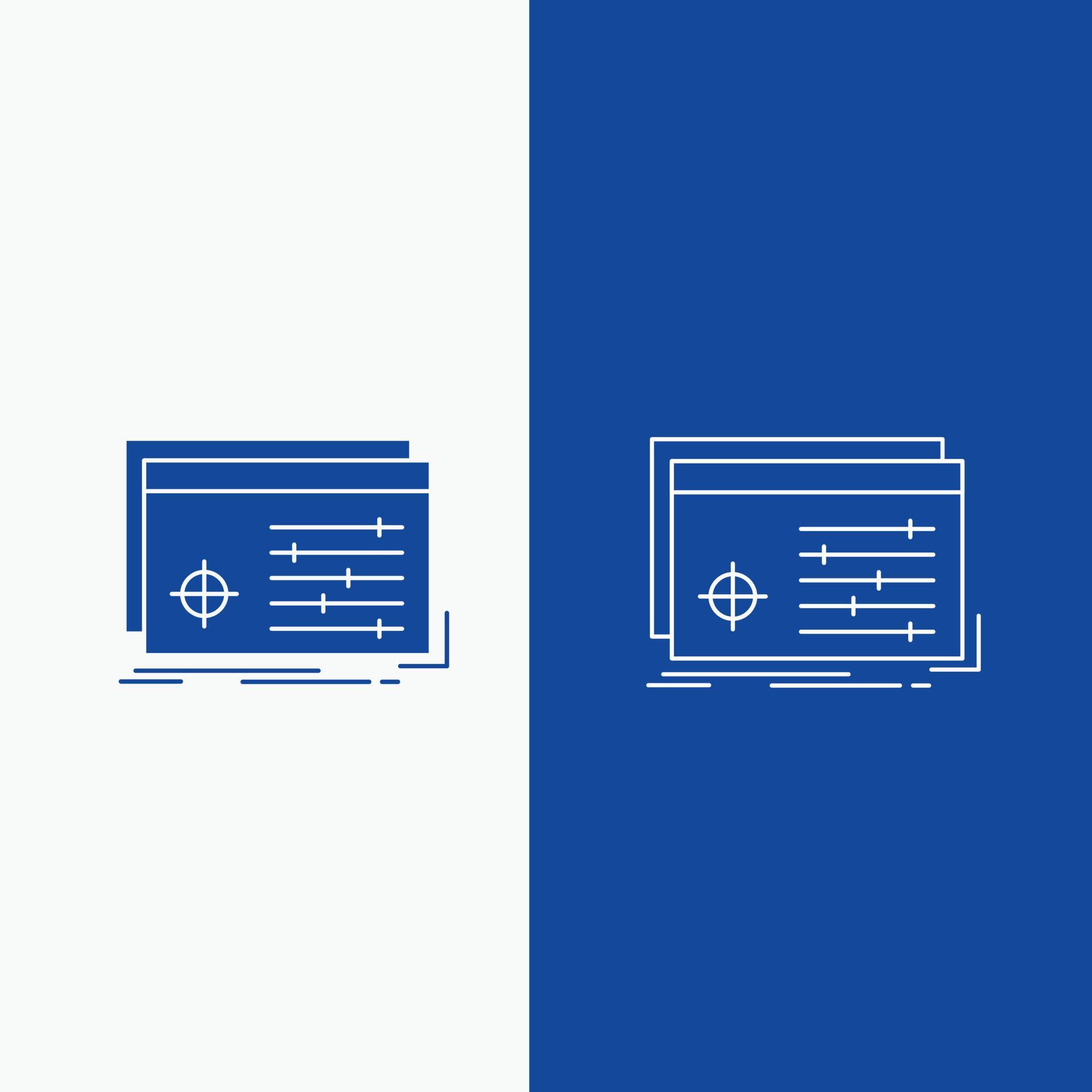 File Object Processing Settings Software Line And Glyph Web Button