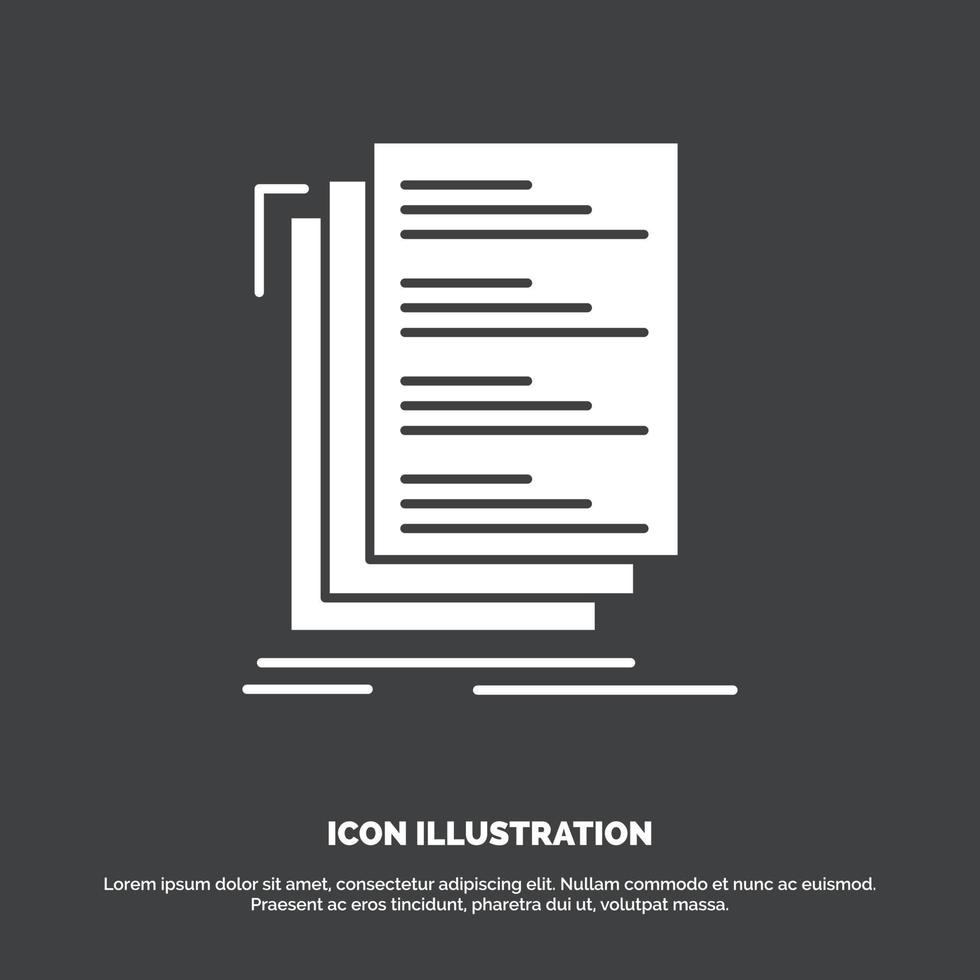Code Coding Compile Files List Icon Glyph Vector Symbol For Ui And Ux Website Or Mobile