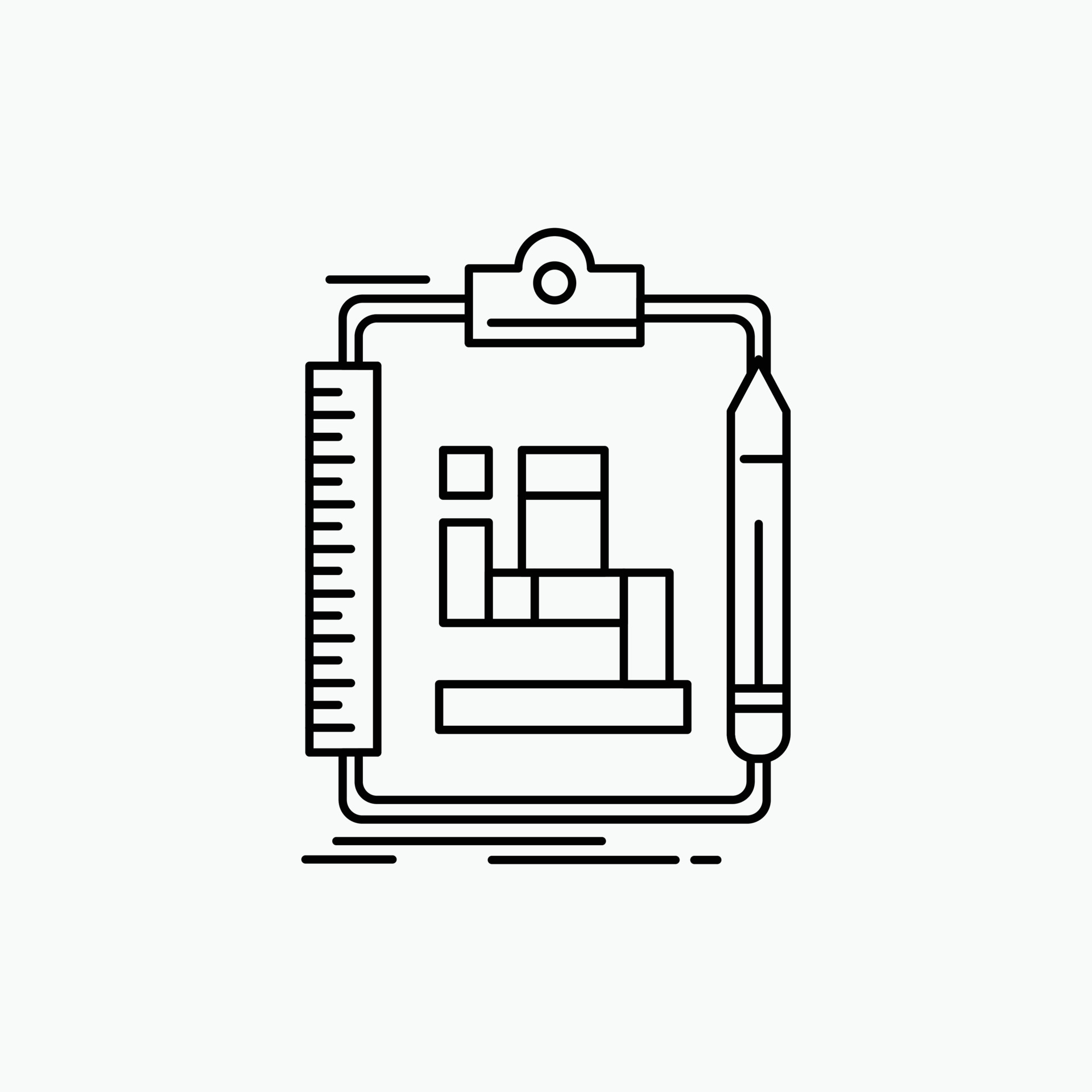Algorithm Process Scheme Work Workflow Line Icon Vector Isolated 2476