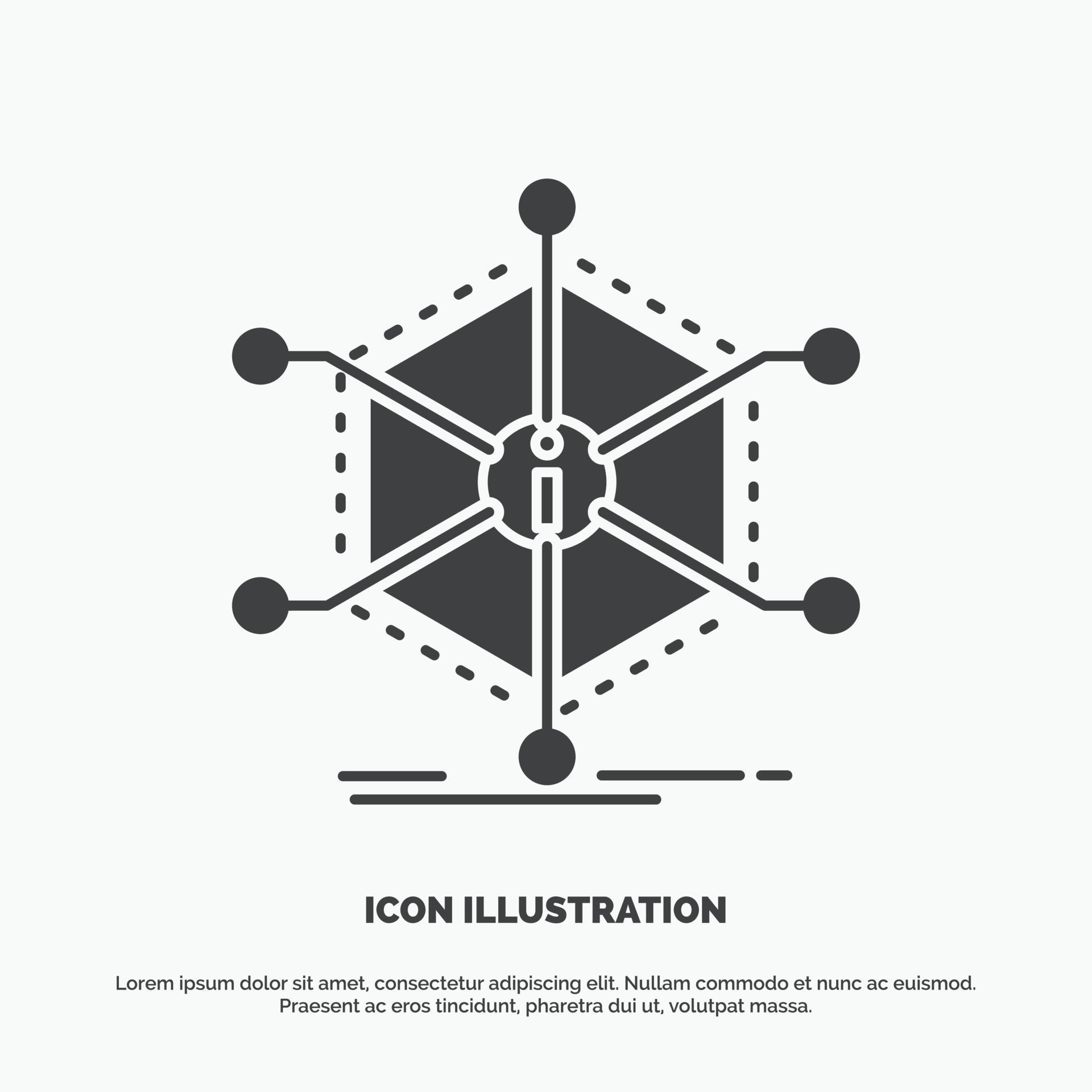 Data. help. info. information. resources Icon. glyph vector gray symbol for UI and UX. website ...