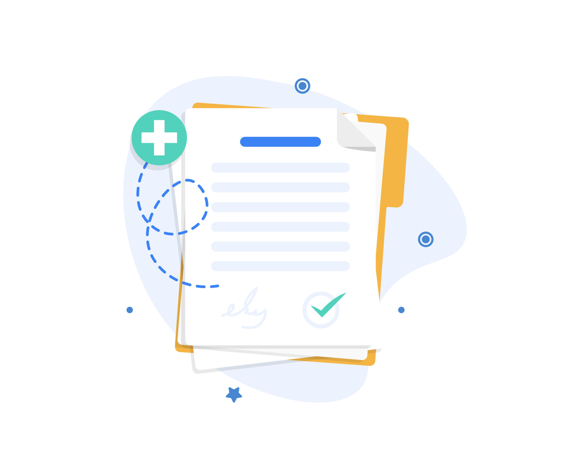 Documents and storage,Folder with Document 13050540 Vector Art at Vecteezy