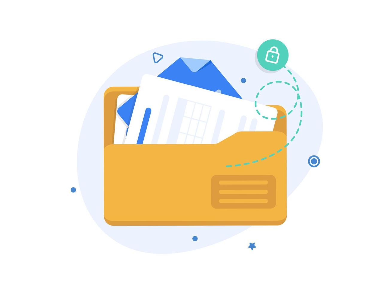 Documents and storage,Folder with Document 13050543 Vector Art at Vecteezy