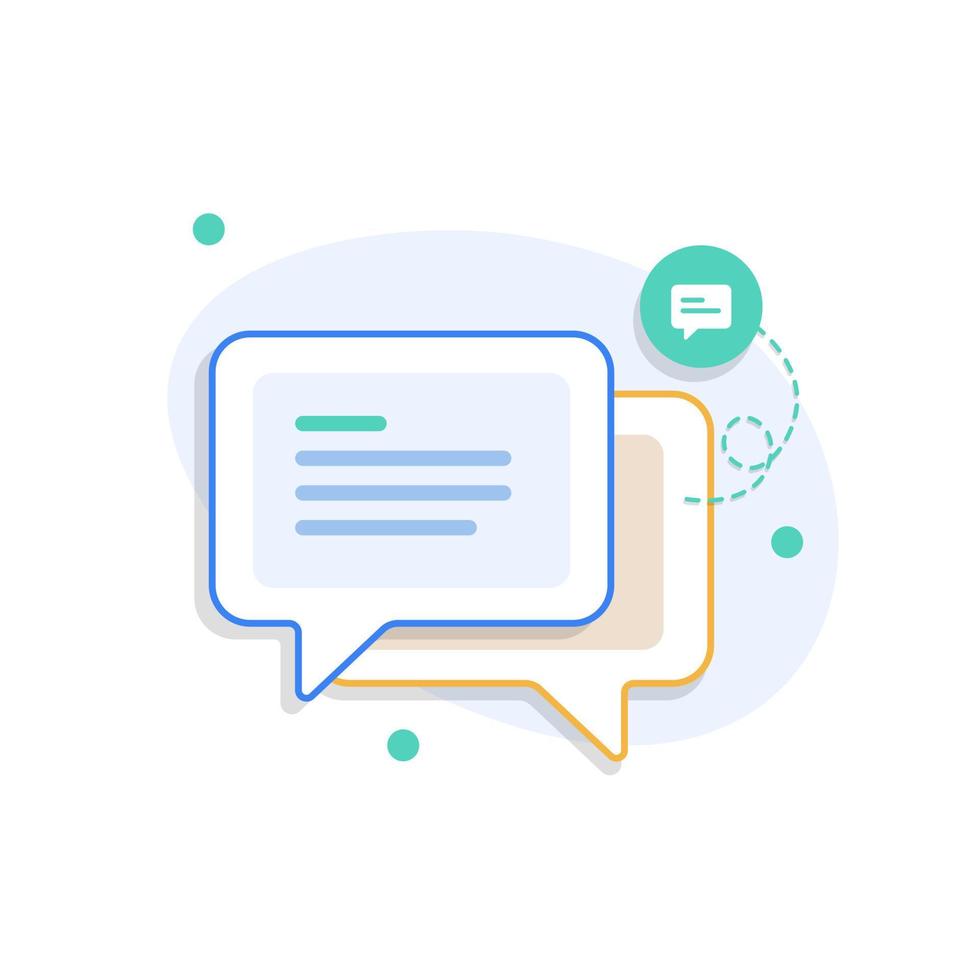 Chat Message Bubbles Vector Icon 13050590 Vector Art at Vecteezy