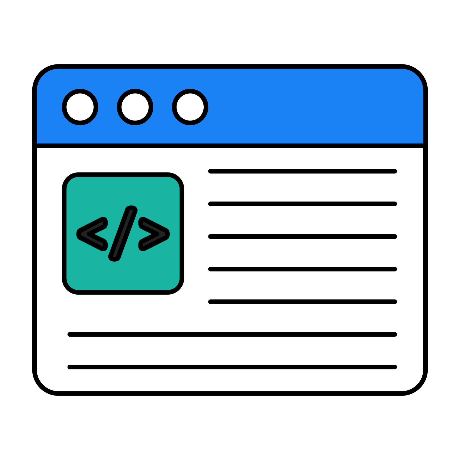 A unique design icon of web coding 13055291 Vector Art at Vecteezy